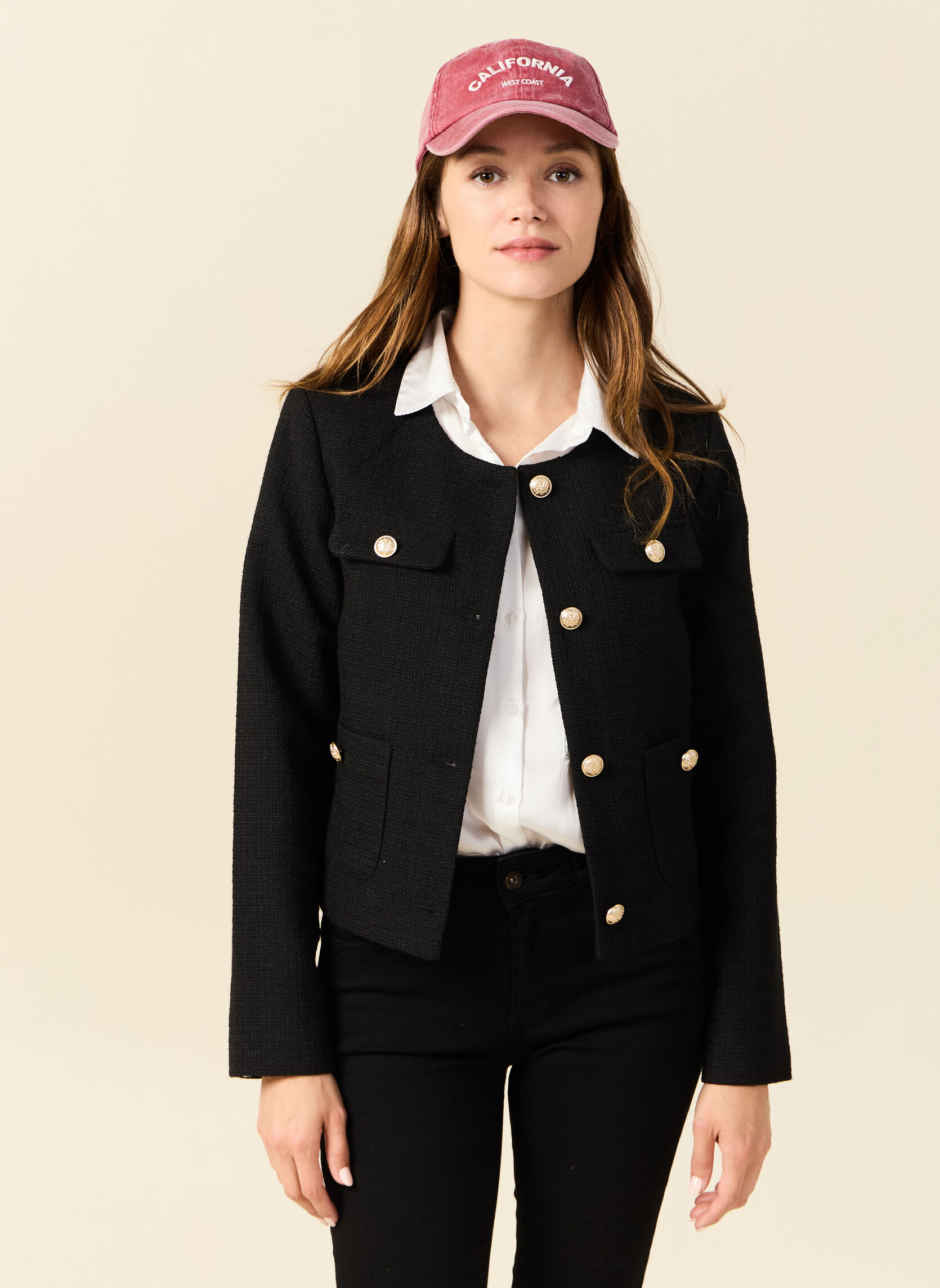 Bonobo Vestes Vestes courtes - COLINETWEEDF femme noir | Sarenza France