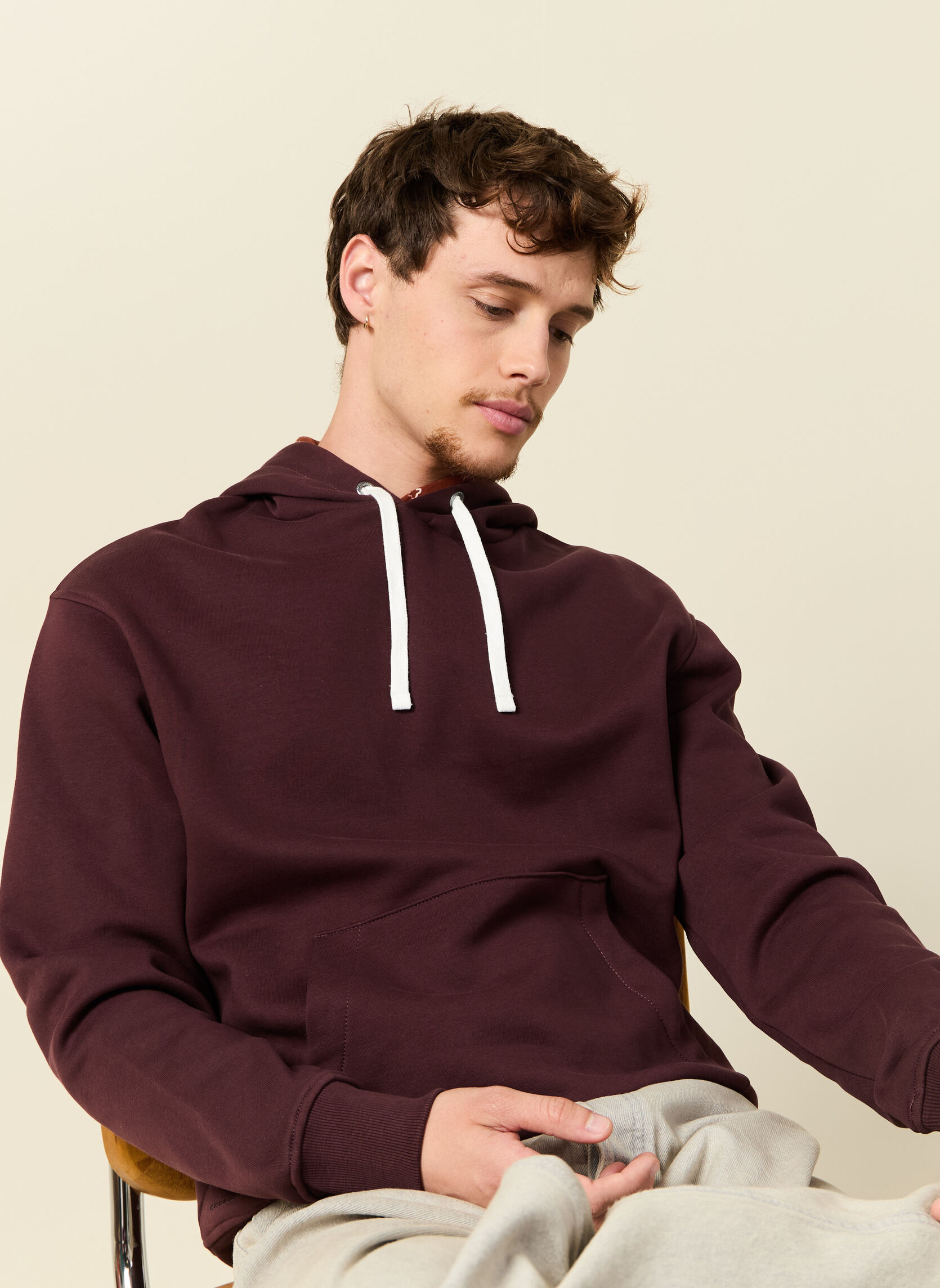Bonobo Sweats à capuche Sweats col rond - ESHOTCAP3H rouge | Sarenza France
