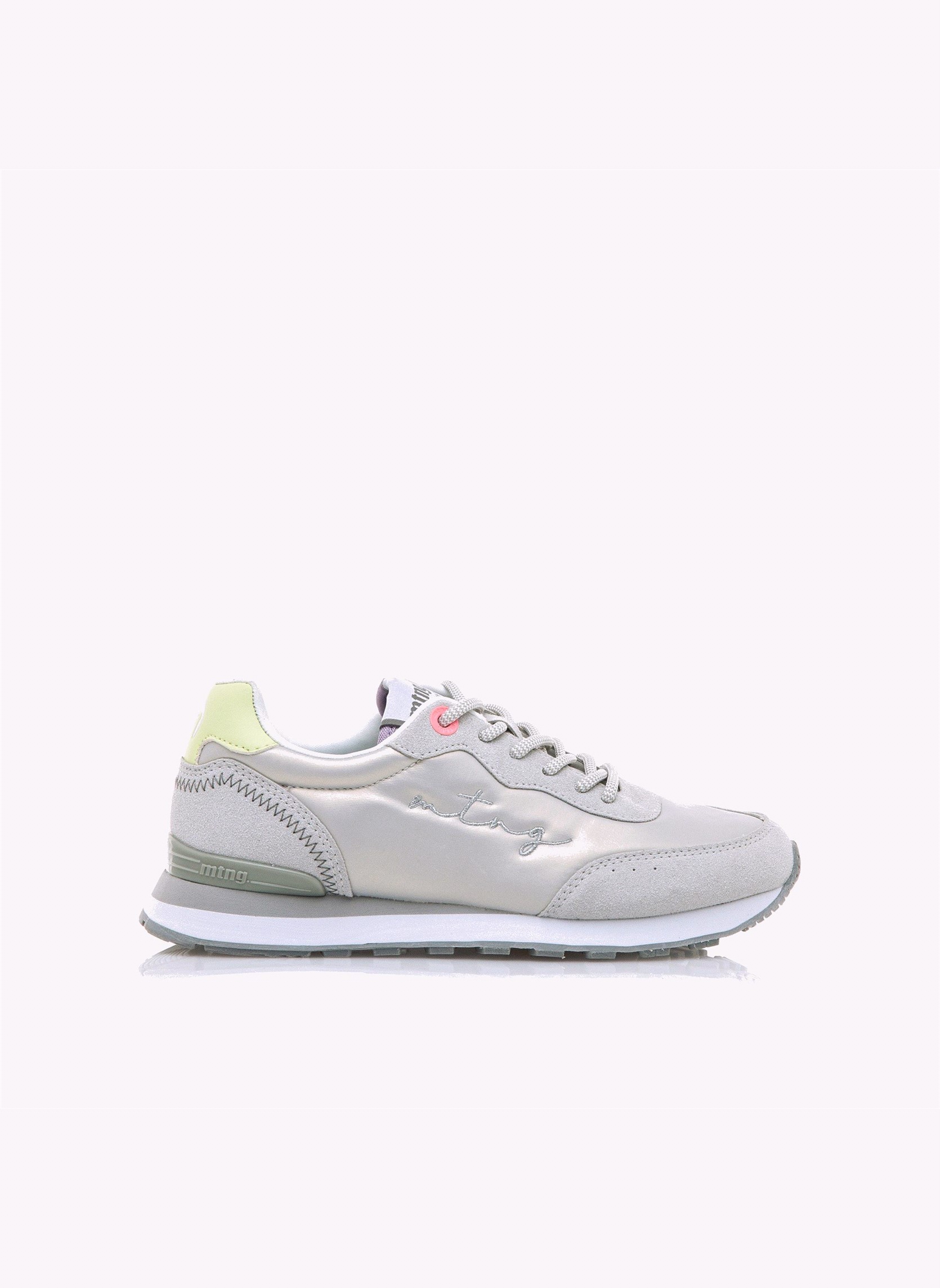 MTNG Baskets Sneakers Femme MTNG JOGGO argent 59652 femme gris ...