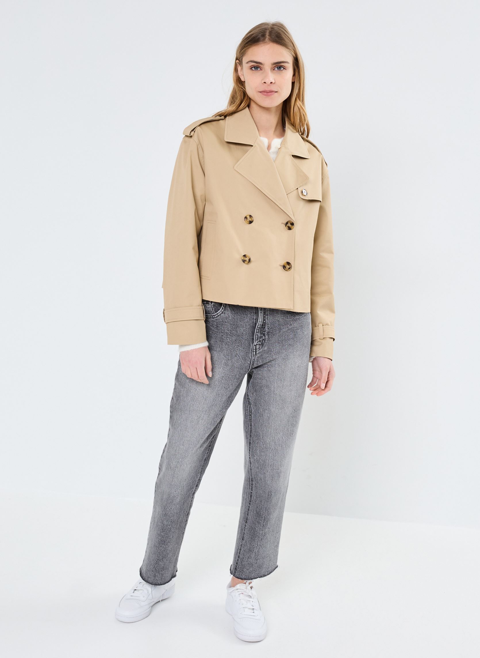 MADE BY Trench-coats Veste - TRENCH-COURT femme beige | Sarenza France
