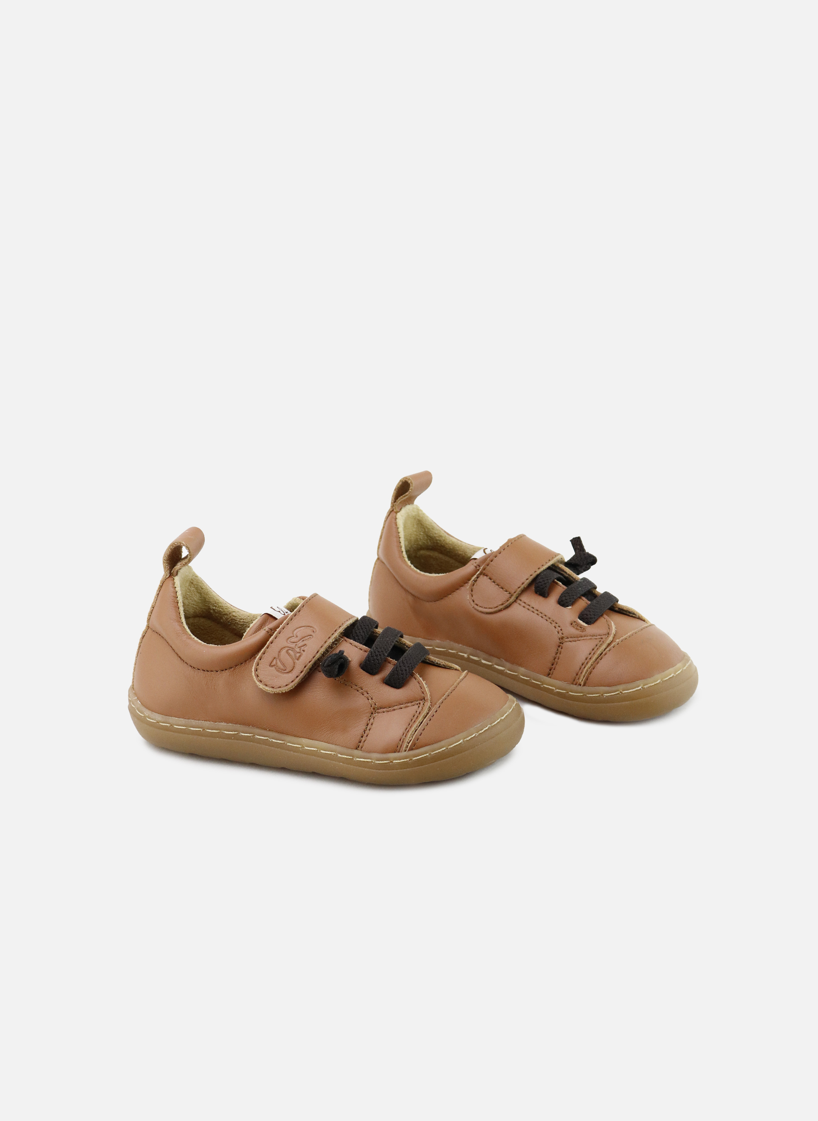 Eli 1957 Baskets Baskets cuir AK57002C-NAPA-CUERO Camel garçon marron ...