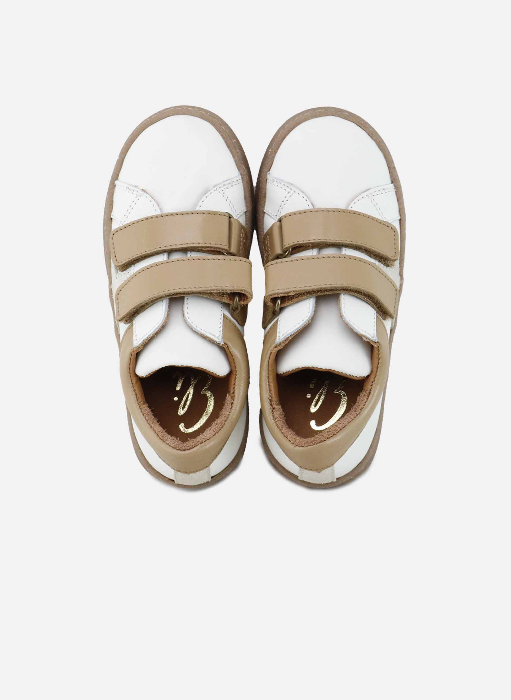 Eli 1957 Baskets Baskets cuir 35034AK-NEOPRENO-BEIG Beige garçon beige ...