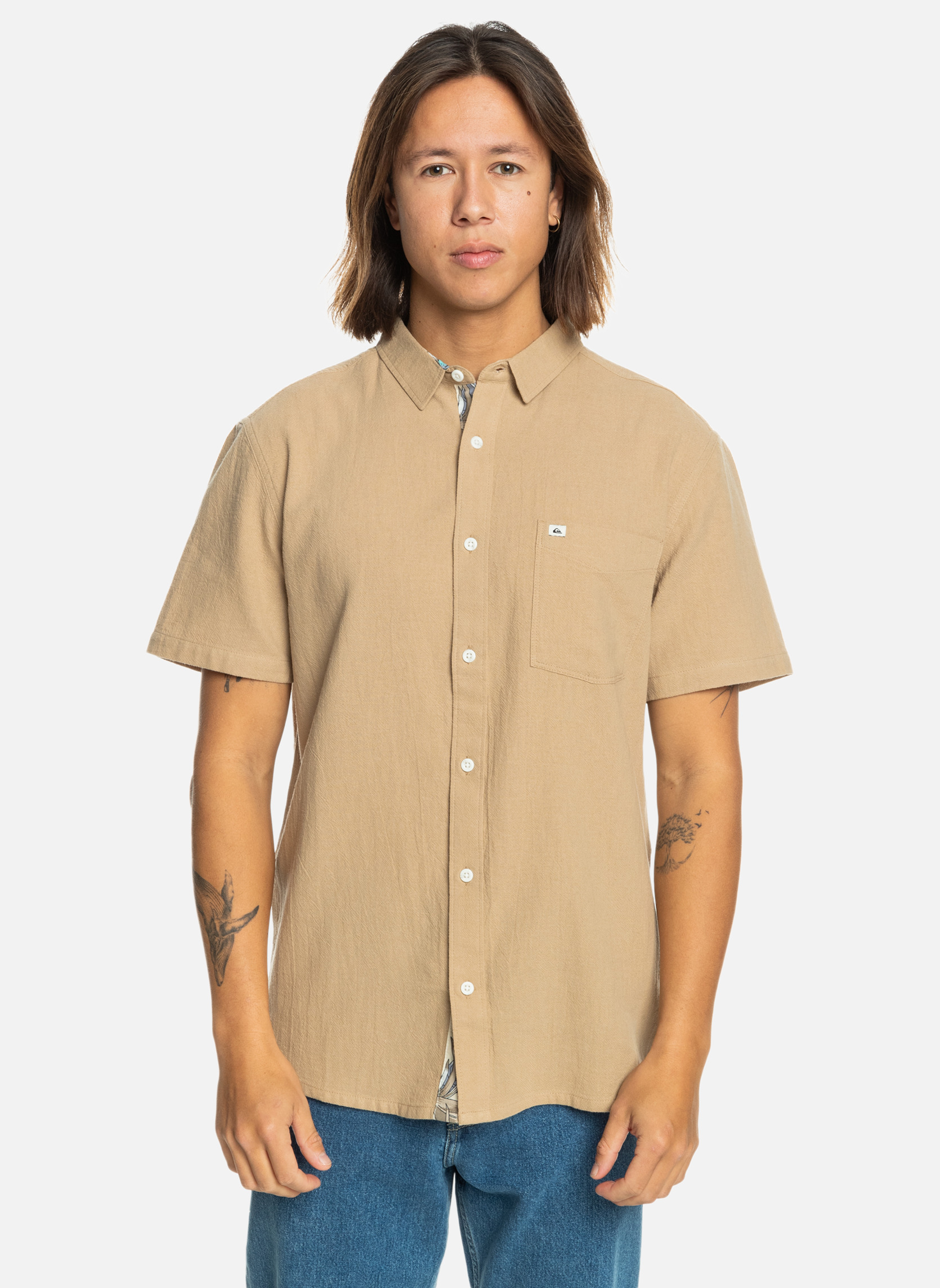 Quiksilver Tee-shirts manches courtes Chemise manches courtes TIME BOX ...
