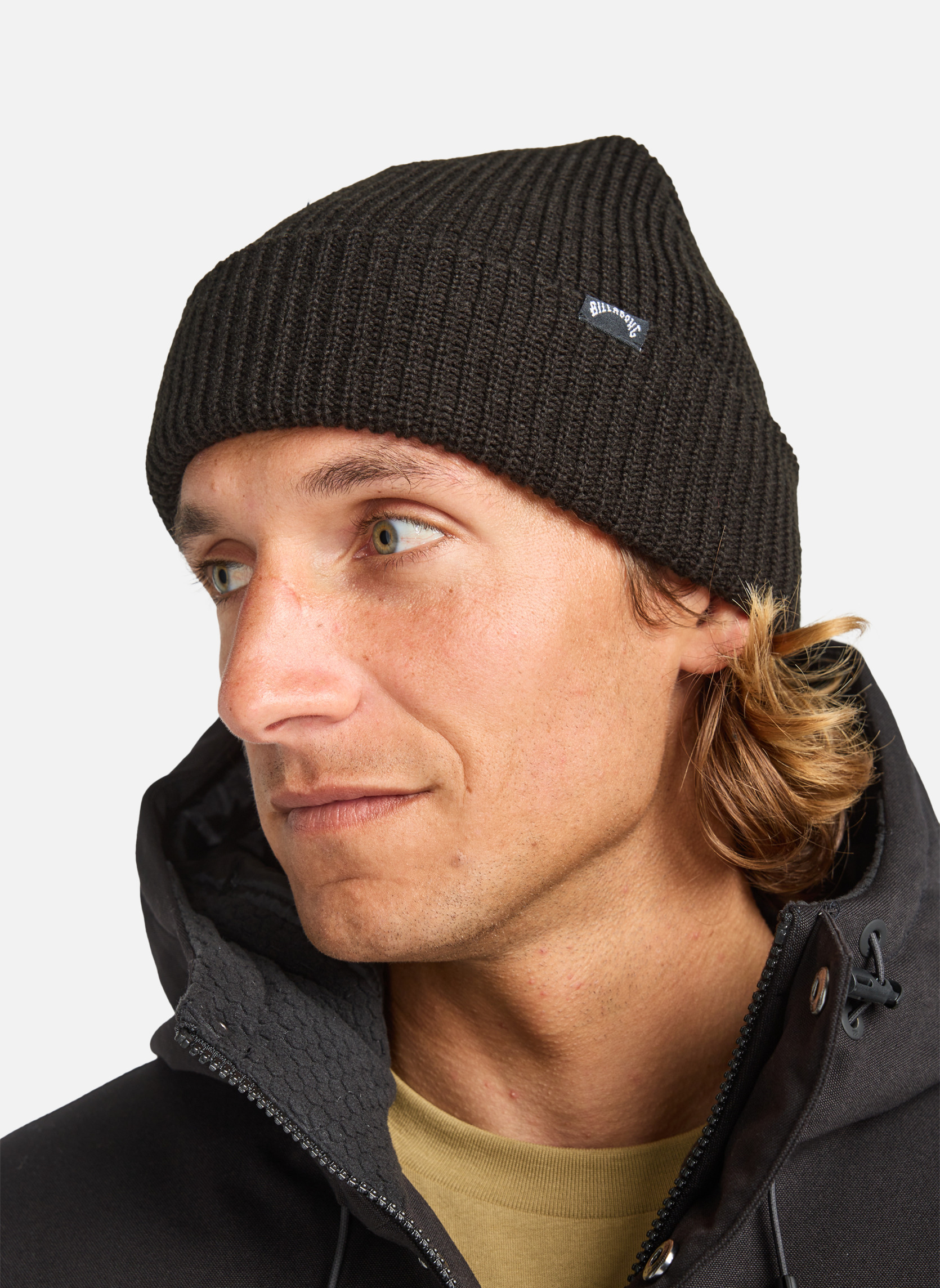 Billabong Bonnets Bonnet à revers en tricot ARCADE noir | Sarenza France