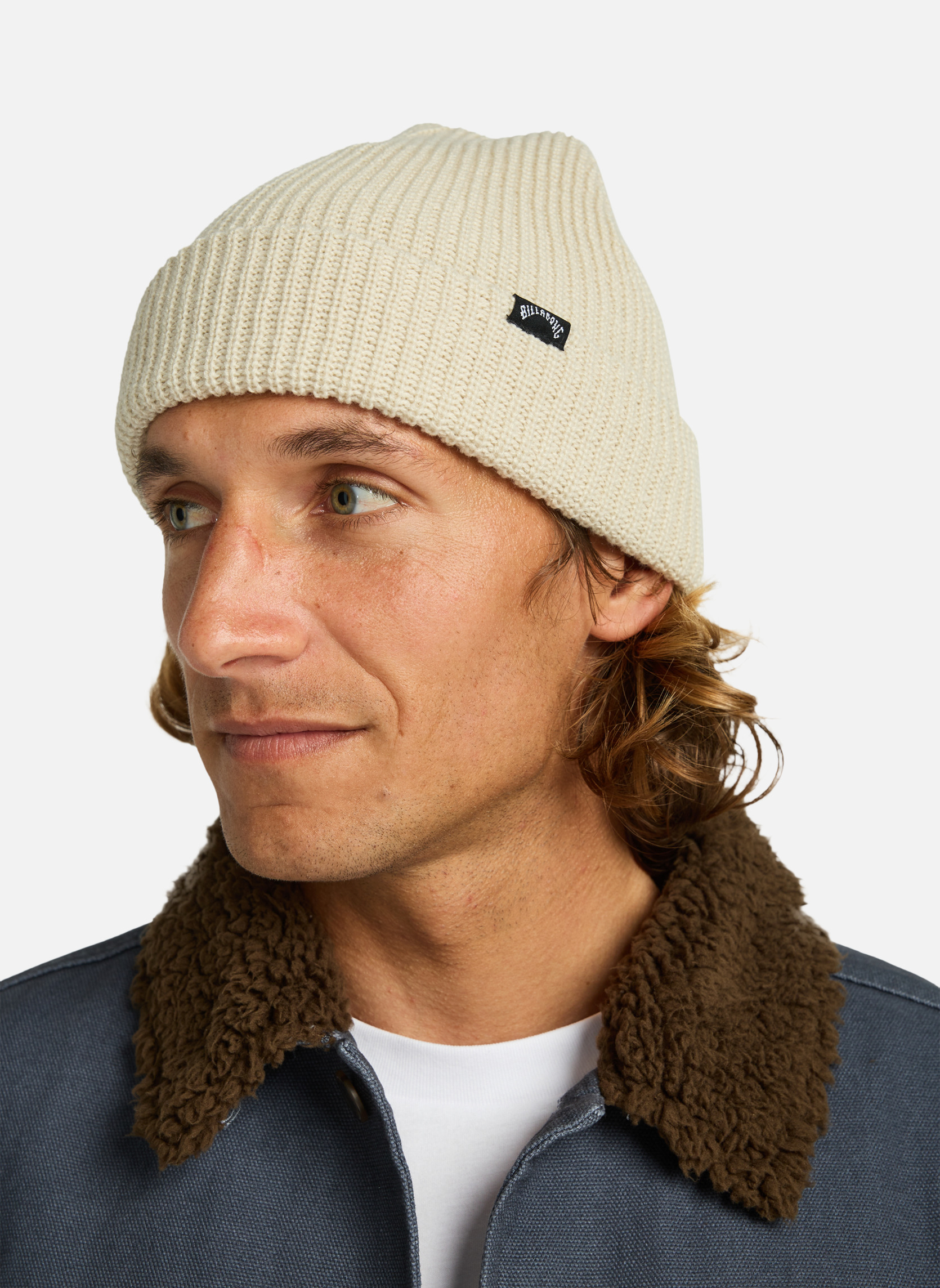 Billabong Bonnets Bonnet à revers en tricot ARCADE homme beige ...