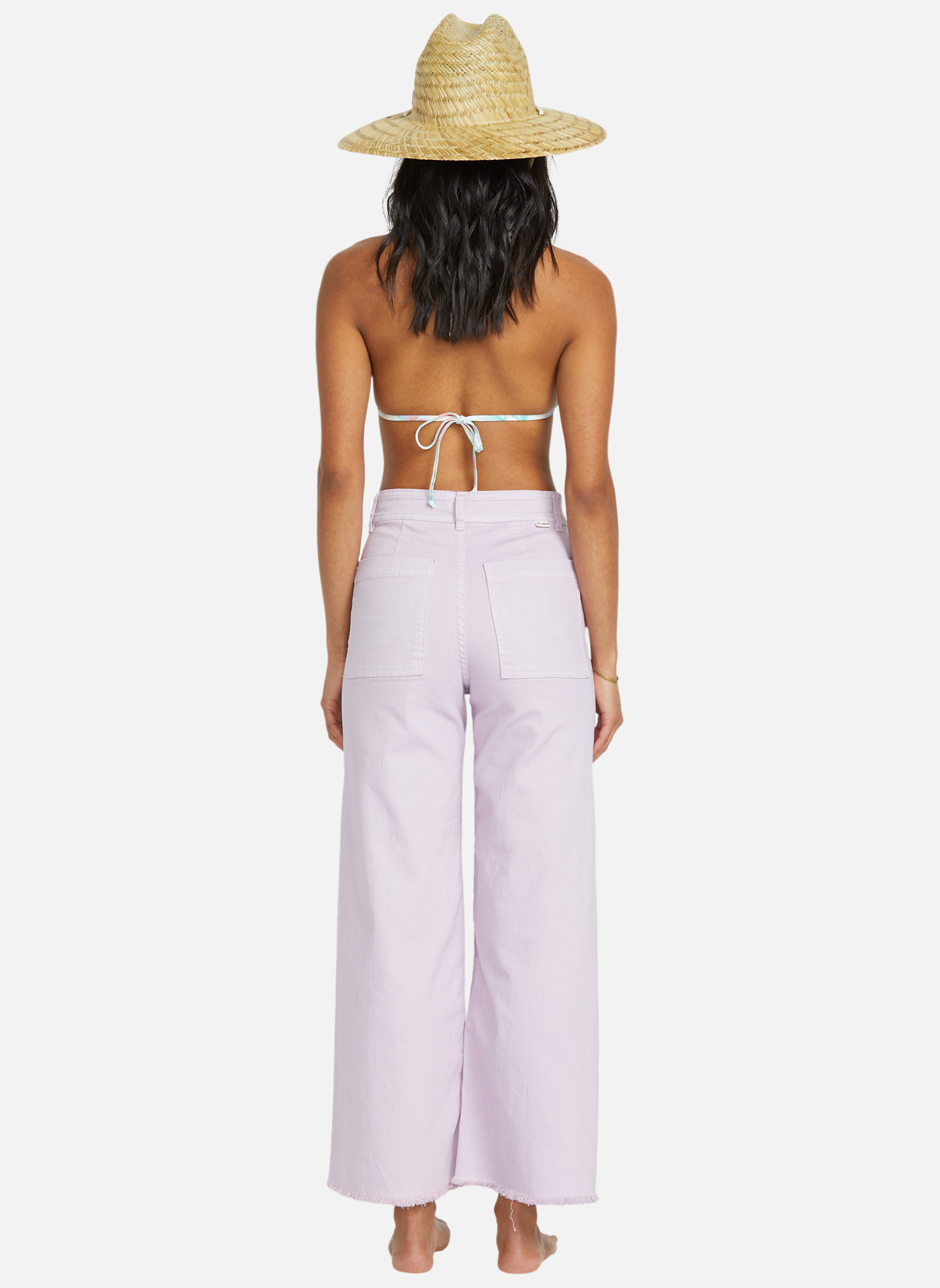 Billabong Pantalons droit Pantalon à taille fixe FREE FALL femme violet ...