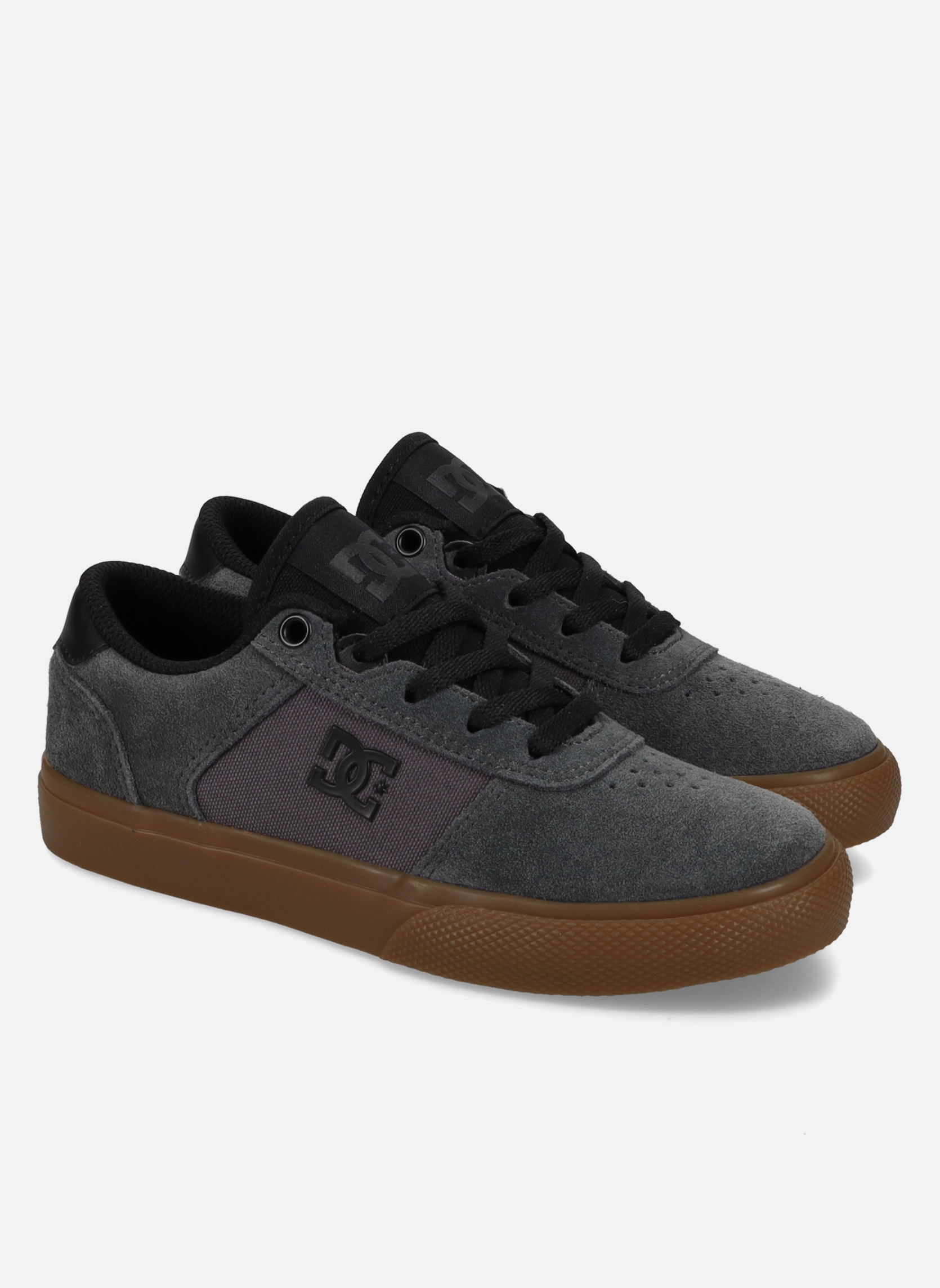 DC Shoes Baskets basses Teknic garçon gris | Sarenza France