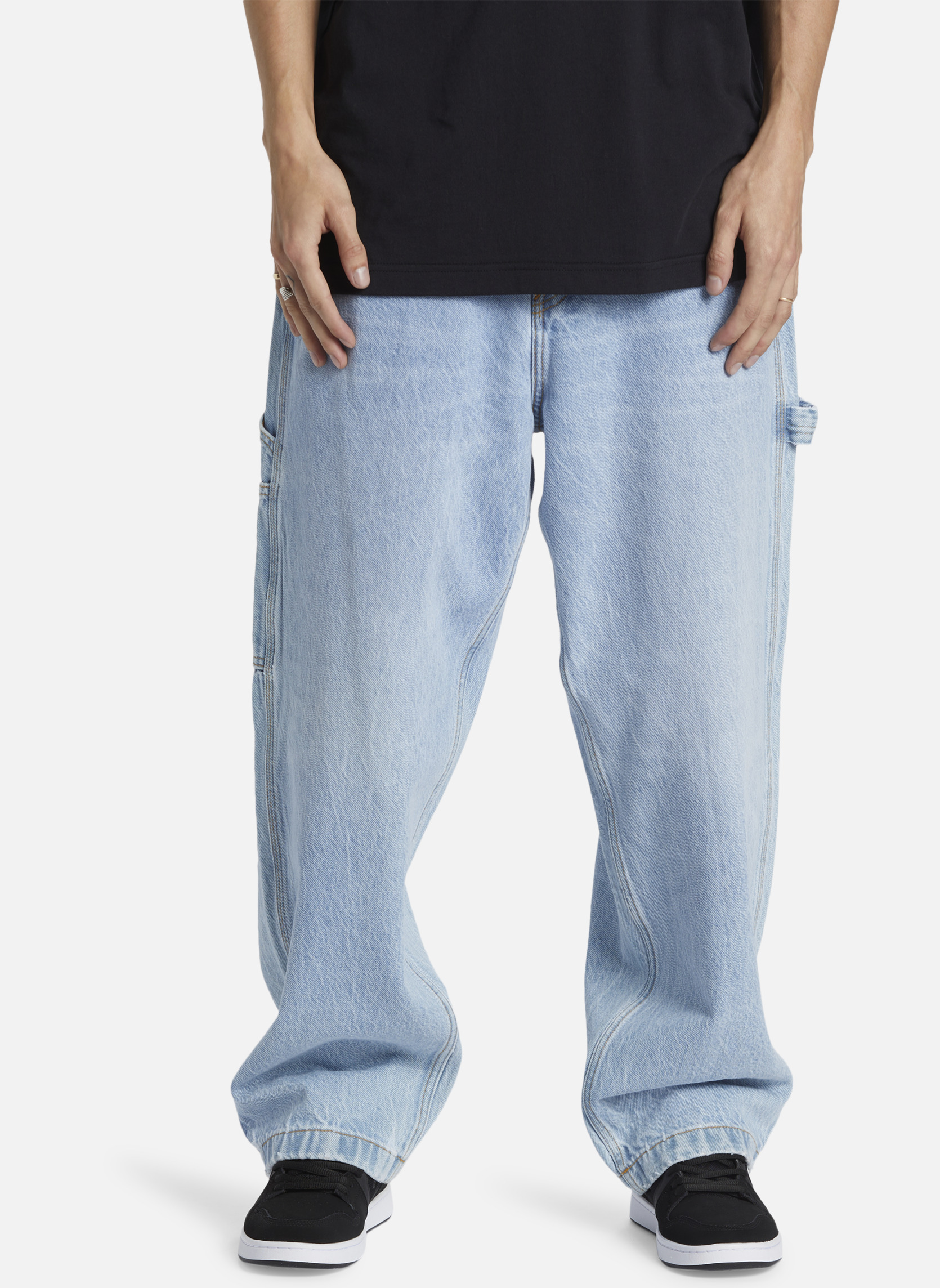 DC Shoes Jeans droit Worker Baggy homme bleu | Sarenza France