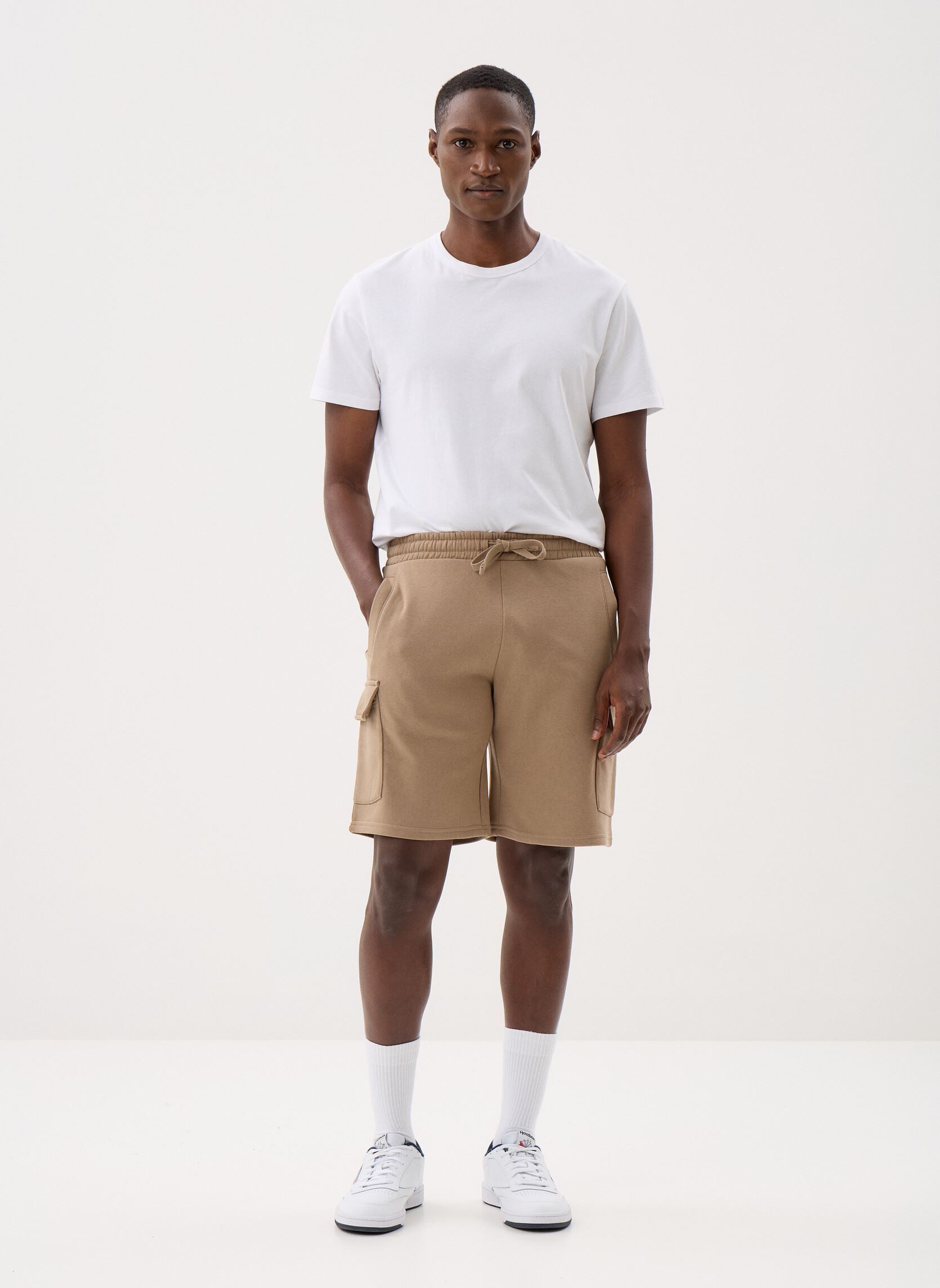 MADE BY Shorts SHORT-JOGGING-CARGO homme marron | Sarenza Belgique