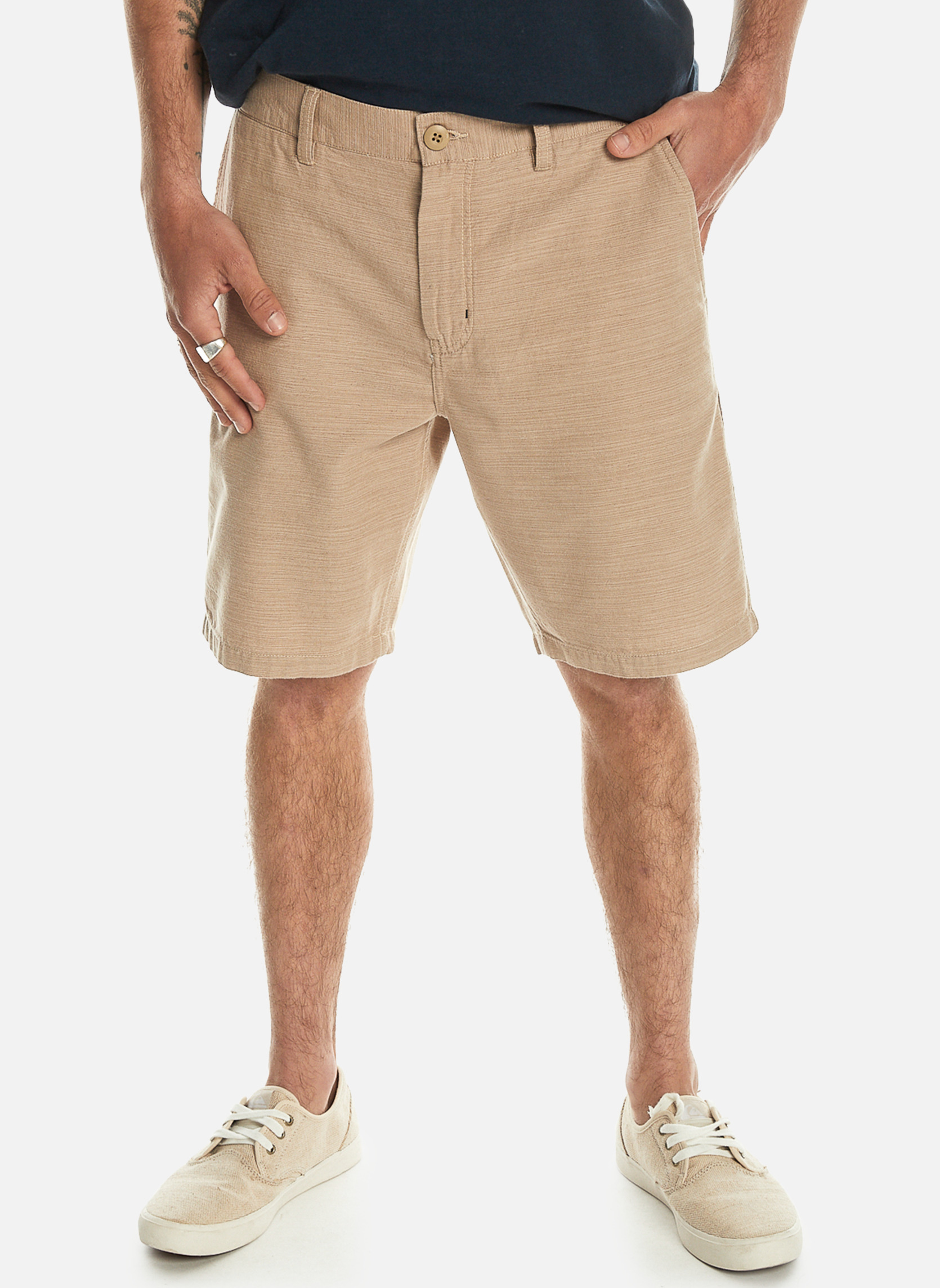 Quiksilver Shorts Short chino DAVIS 19" homme marron | Sarenza France