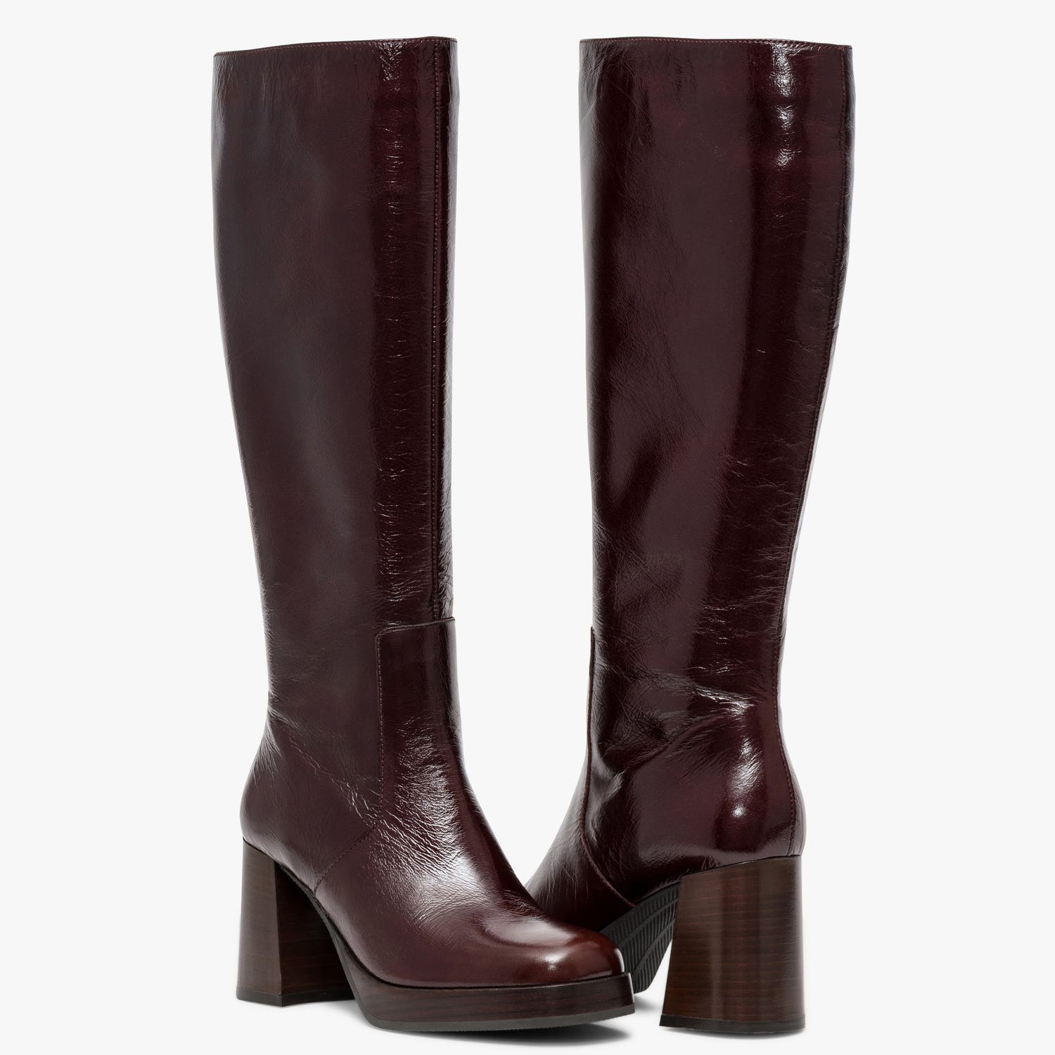 Bocage Bottes Botte À Talon FLORENCE Rouge bordeaux | Sarenza France