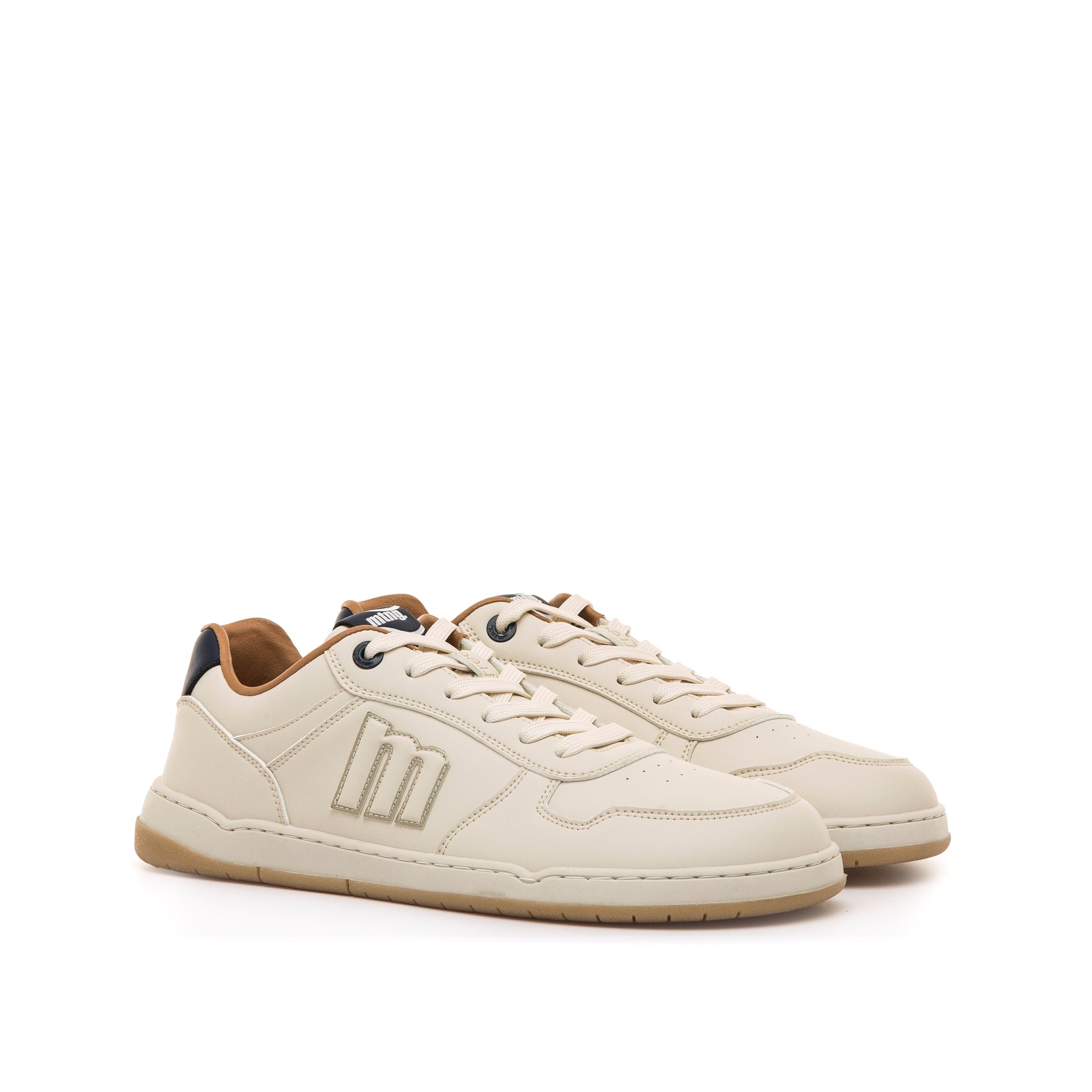 MTNG Baskets basses Sneakers Homme MTNG FREE MIA vert homme beige ...