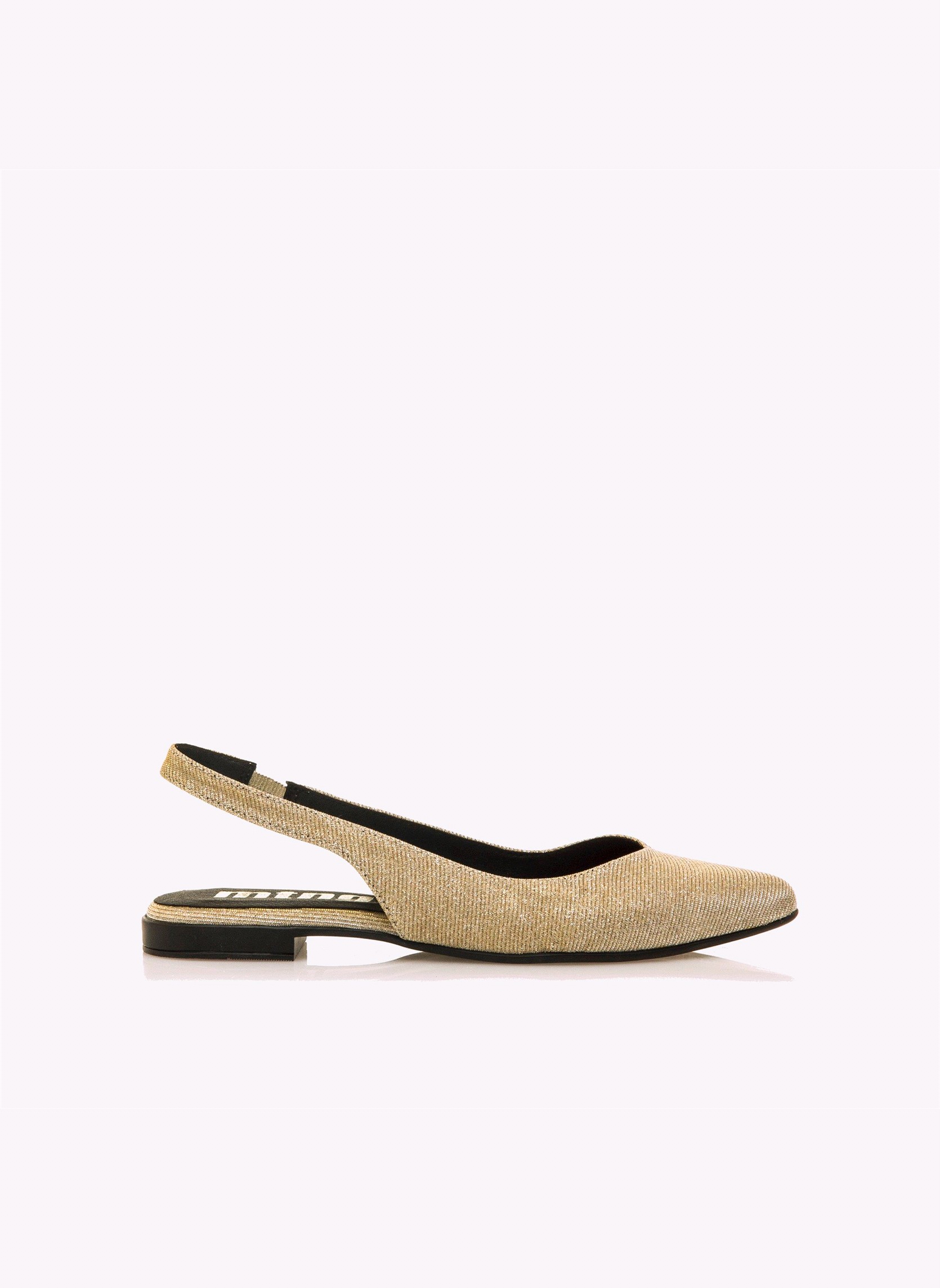 MTNG Ballerines classiques Chaussures plates Femme MTNG LOANA or 59542 ...