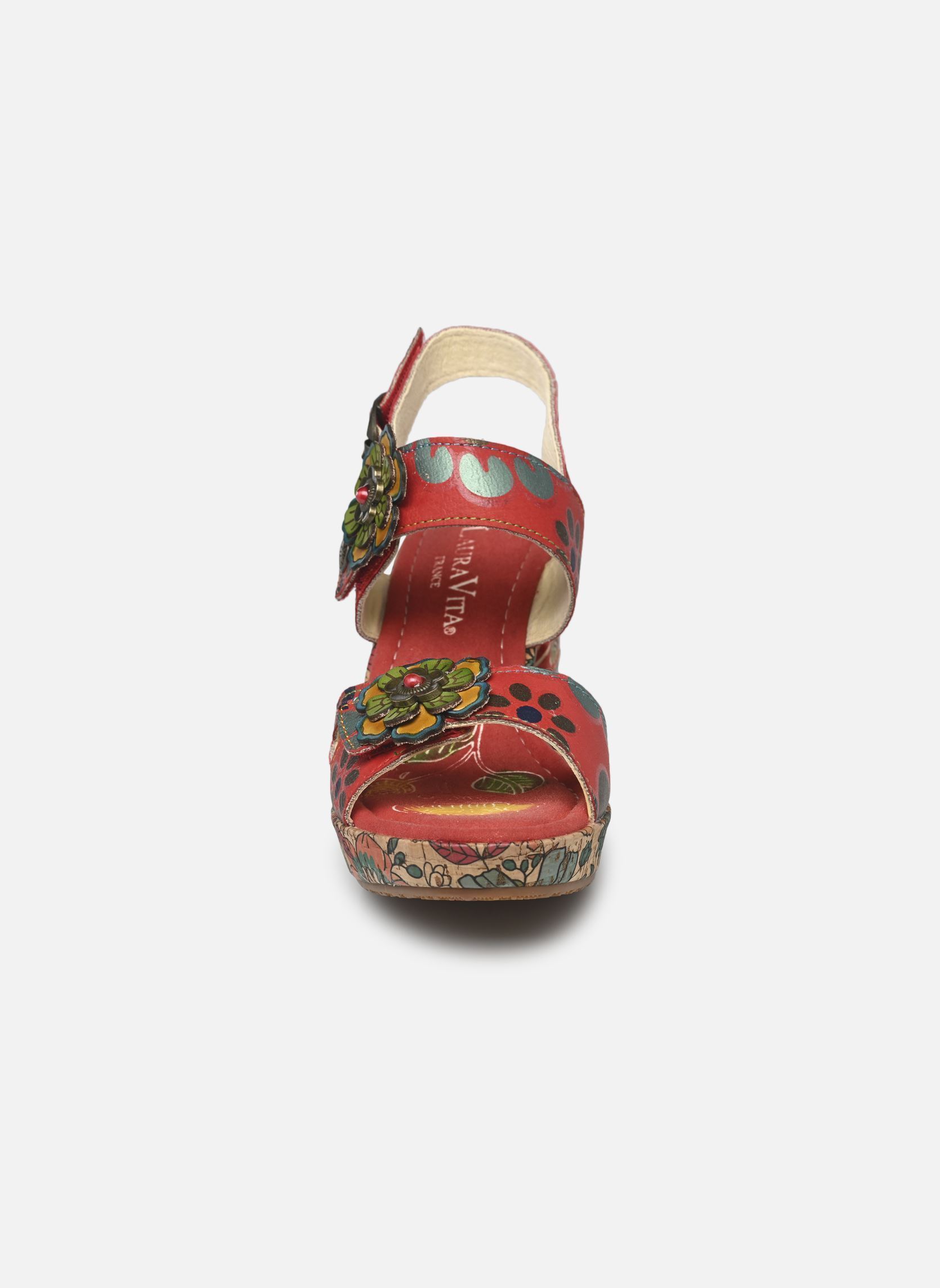 Laura Vita Sandales Sandales - Nellao 15 femme rouge | Sarenza France