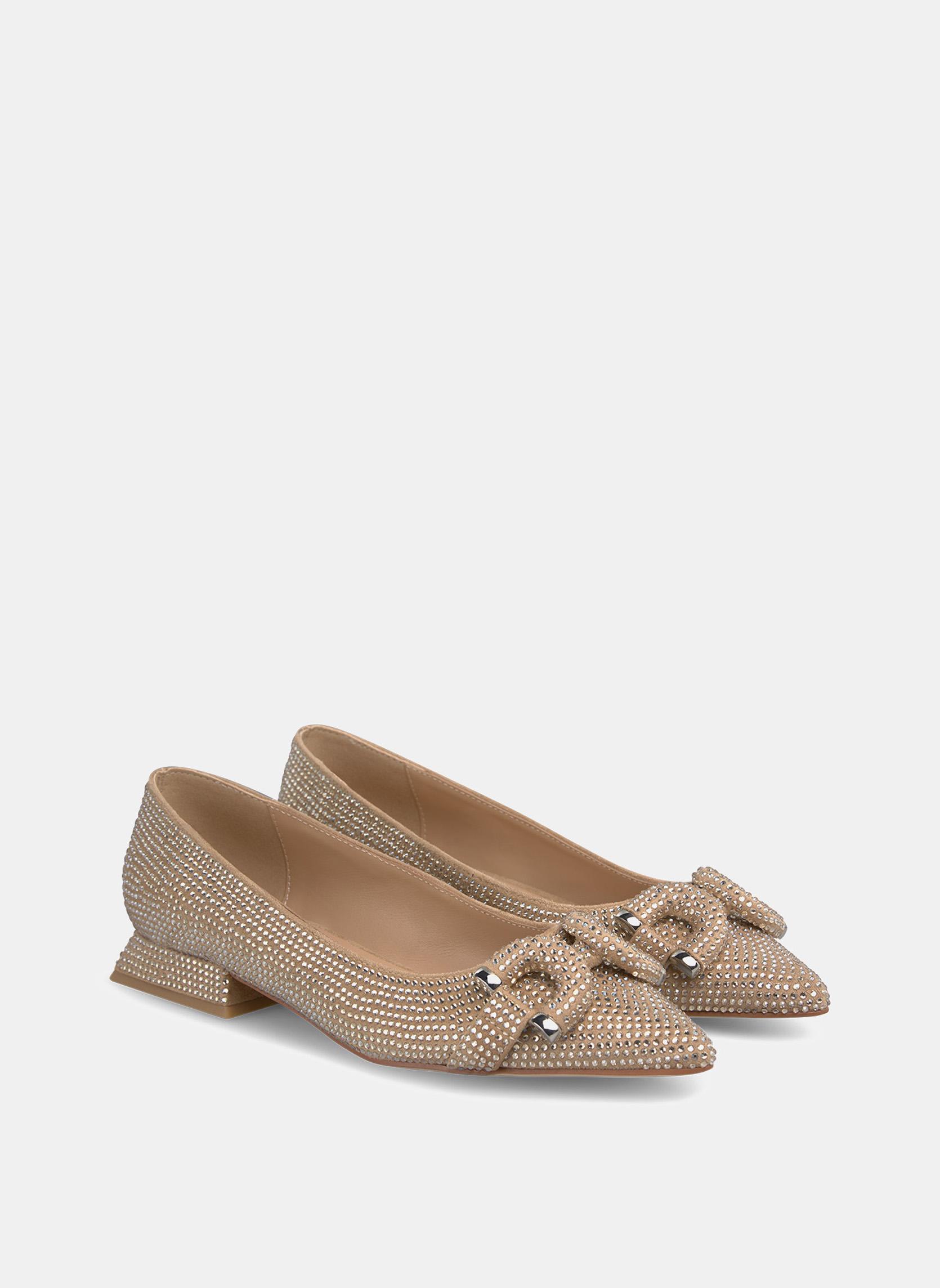 Alma en Pena Ballerines classiques Ballerines I240113 Camel femme ...