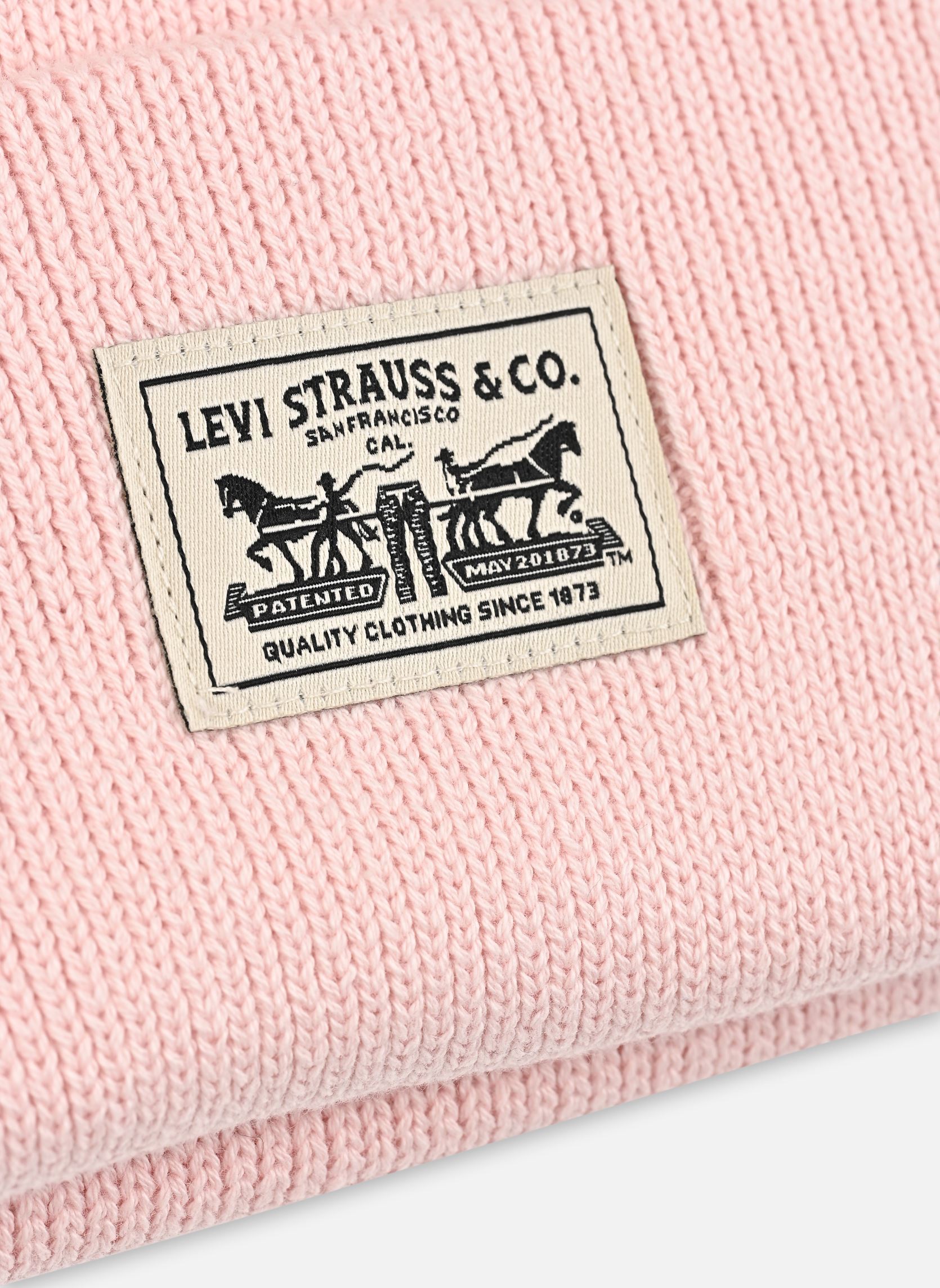 Levi's® Bonnets WOMEN'S BACKPATCH BEANIE femme rose | Sarenza France