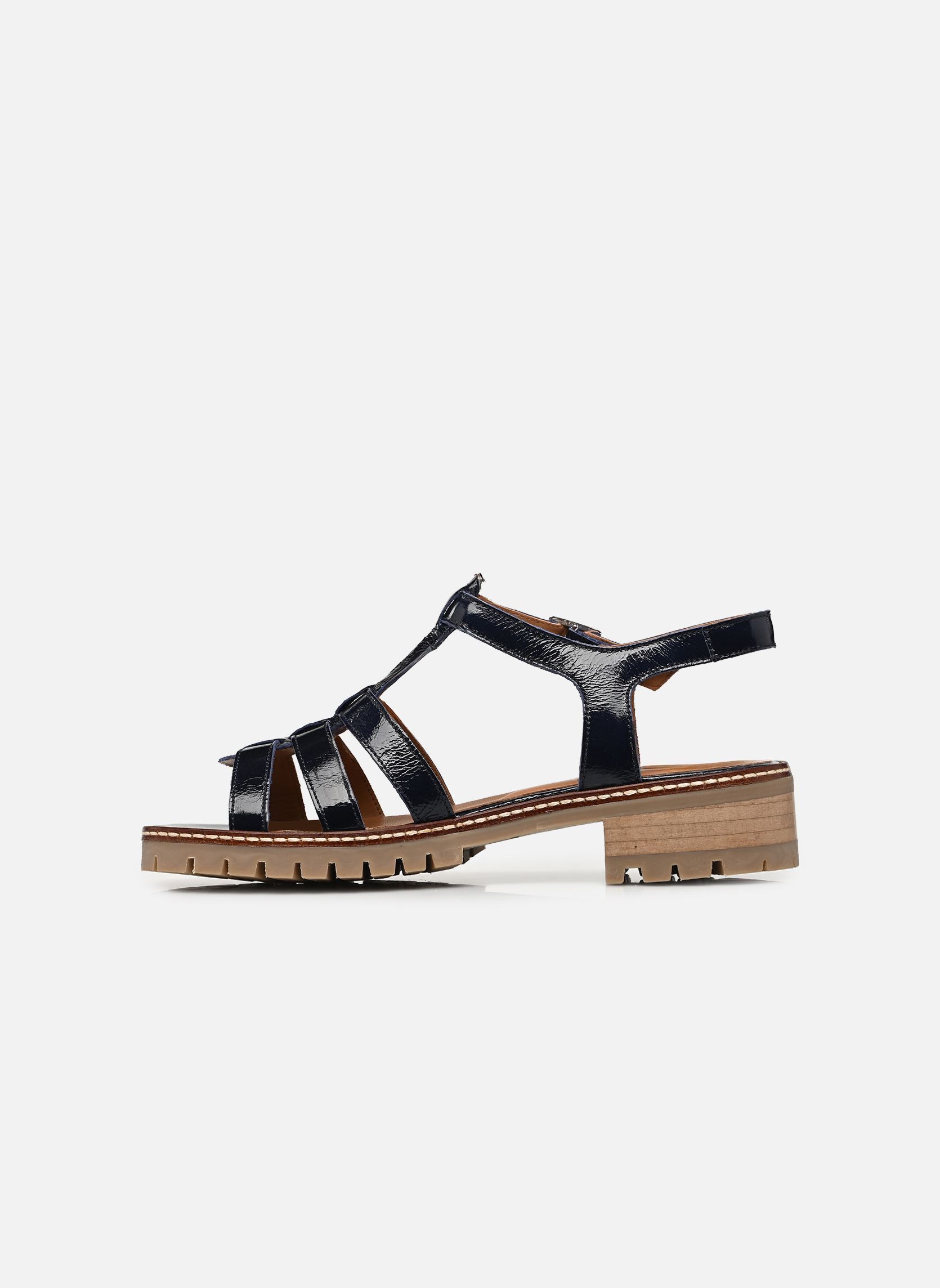 Georgia Rose Flache Sandalen Erala - sandales damen blau online ...