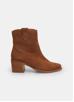 Bata Bottes de cowboy en cuir pour femme - Bronzer (Beige) - Bottines ...