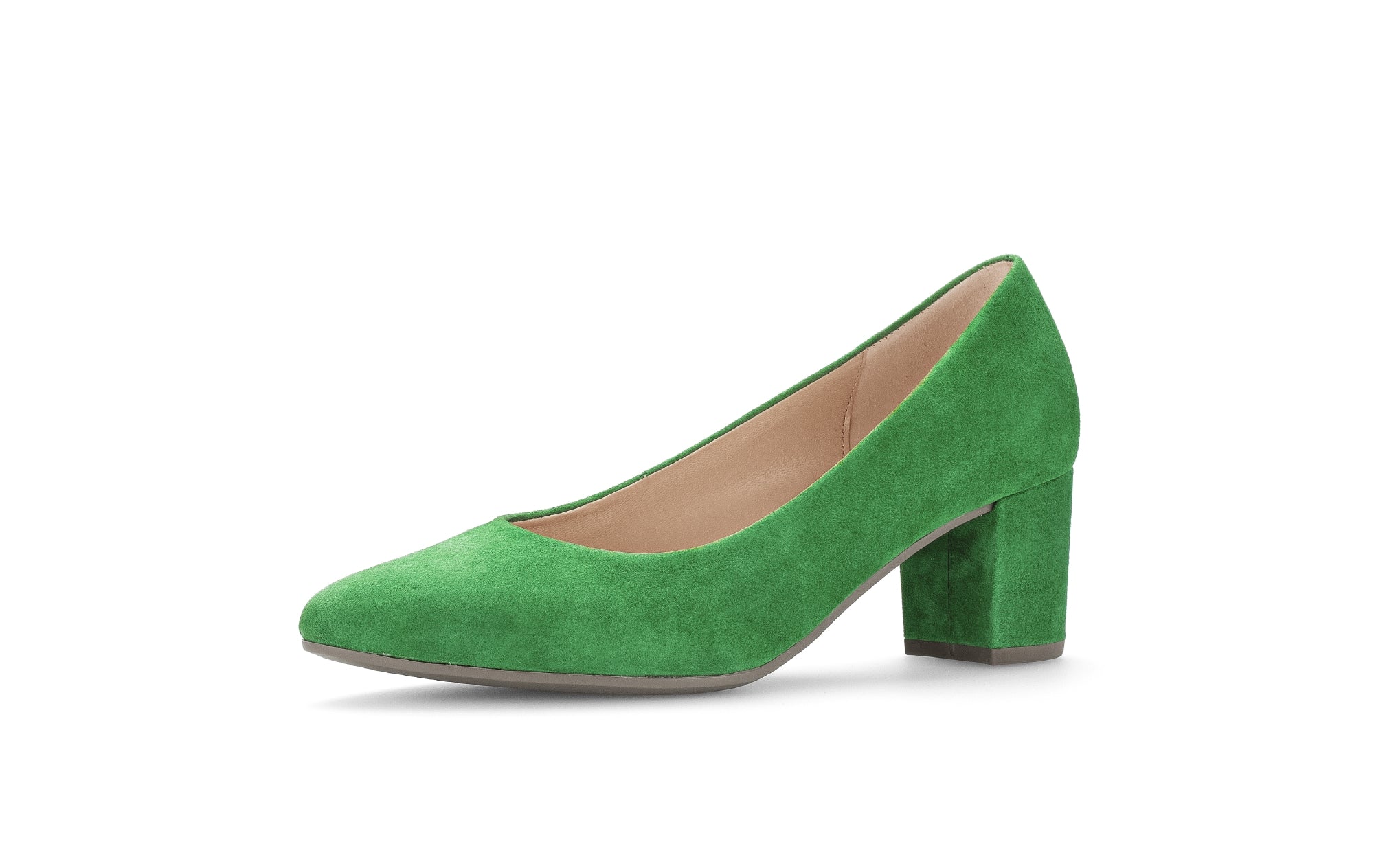 Gabor Escarpins Escarpins verts en cuir velours femme vert | Sarenza France