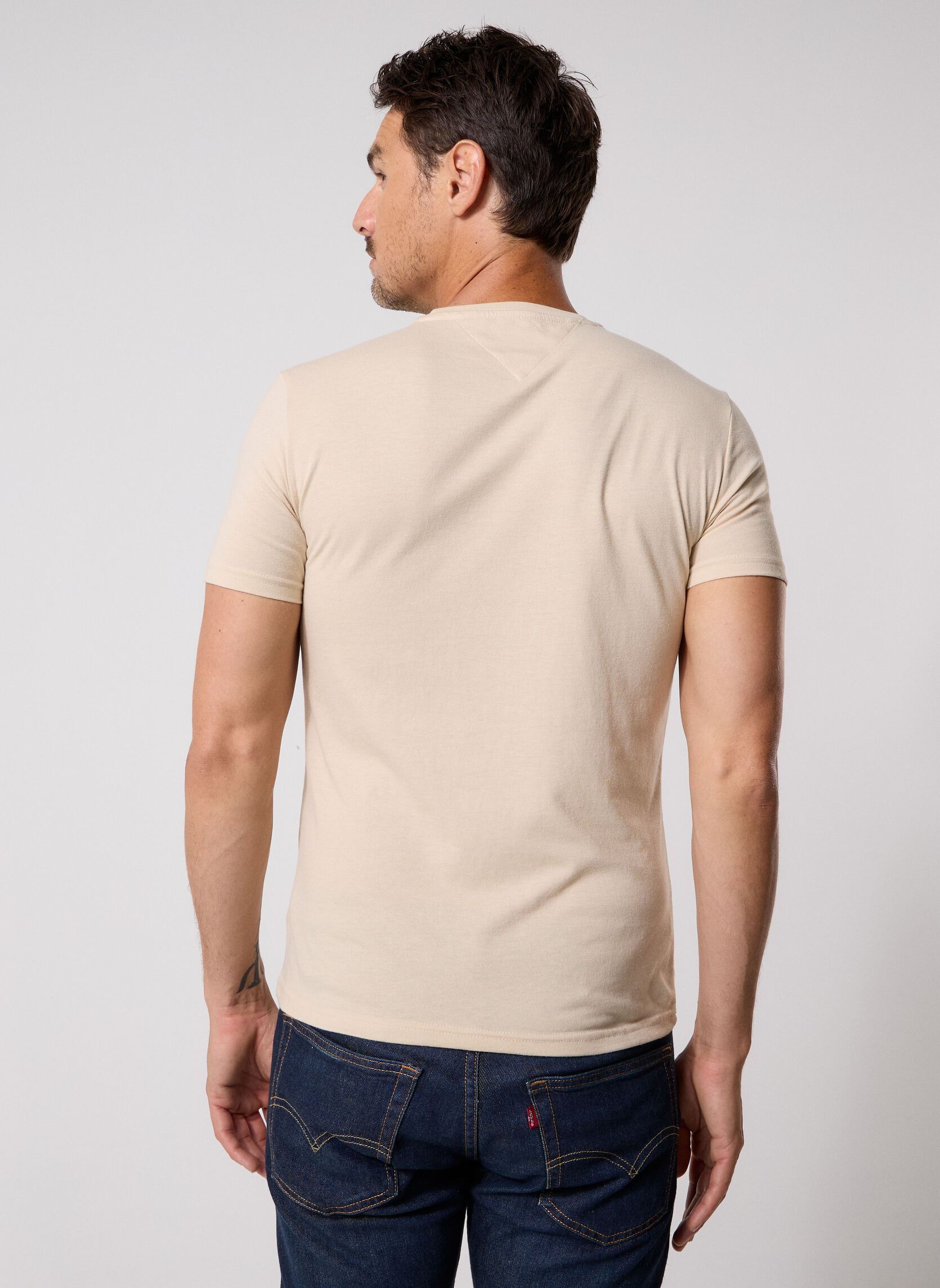 Tommy Jeans T-shirts met korte mouwen Tjm Xslim Jaspe Htr DM0DM20363 ...