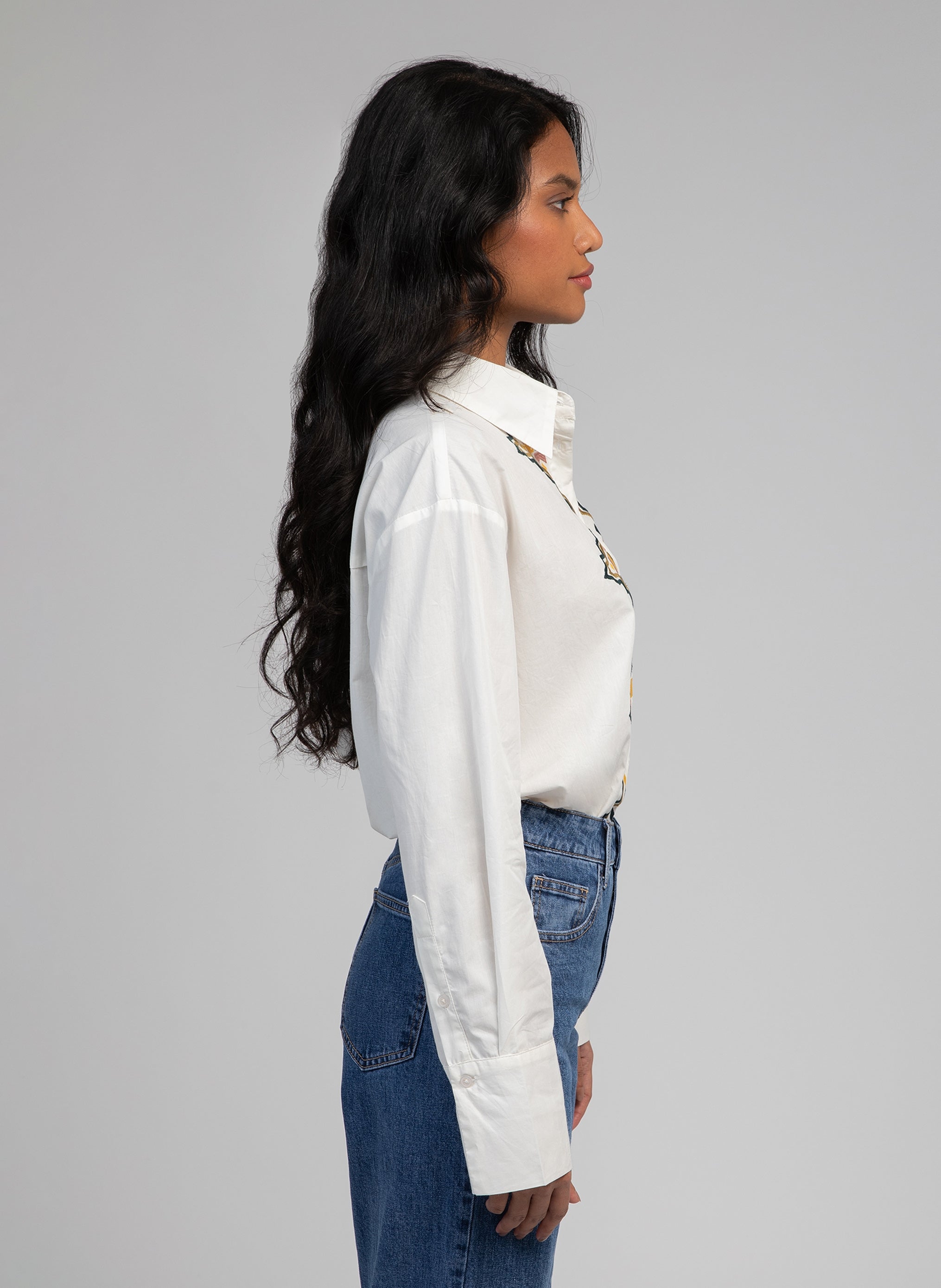 An'ge Chemises manches longues CHEMISE SOVILLA ecru femme blanc ...