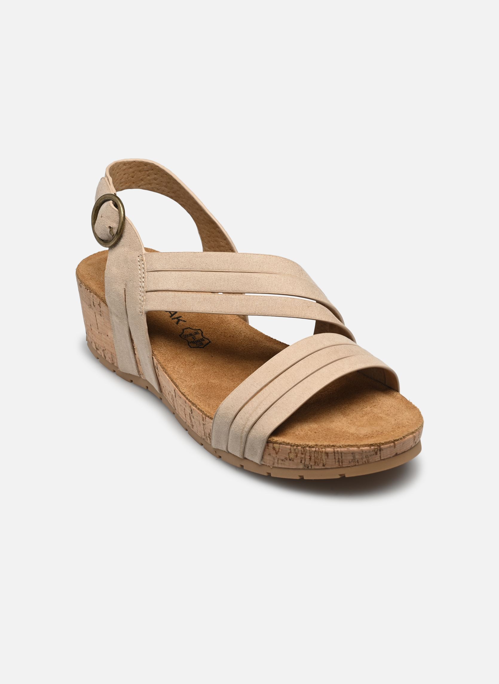 Chattawak Sandales compensées et plateformes Sandales - Noa femme beige | Sarenza France