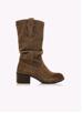 MTNG Bottes plates Femme MTNG FRONTIER marron (Marron) - Bottes chez ...