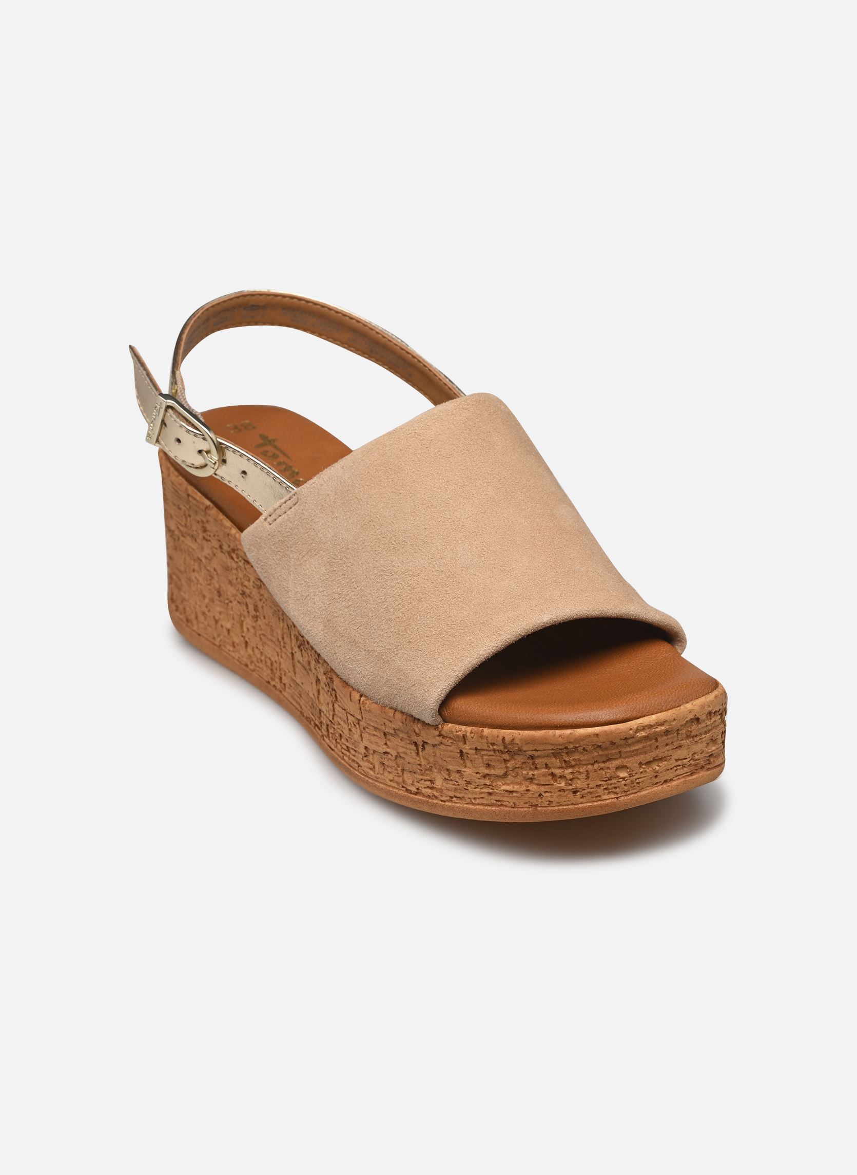Tamaris Sandales compensées et plateformes Sandales - 28393-42 femme beige | Sarenza France