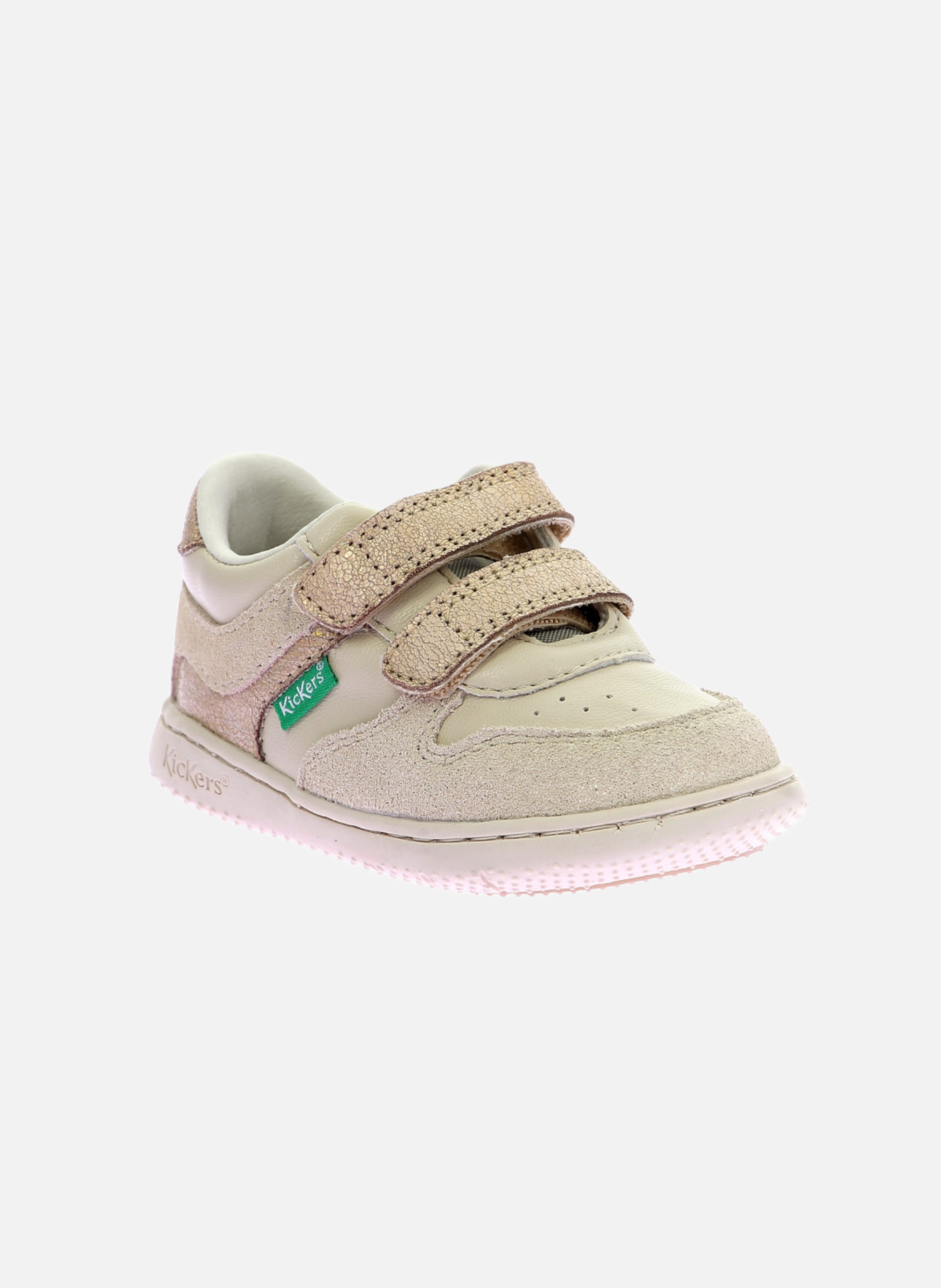 Kickers Baskets Sneakers basses - Kickmotion fille beige | Sarenza France