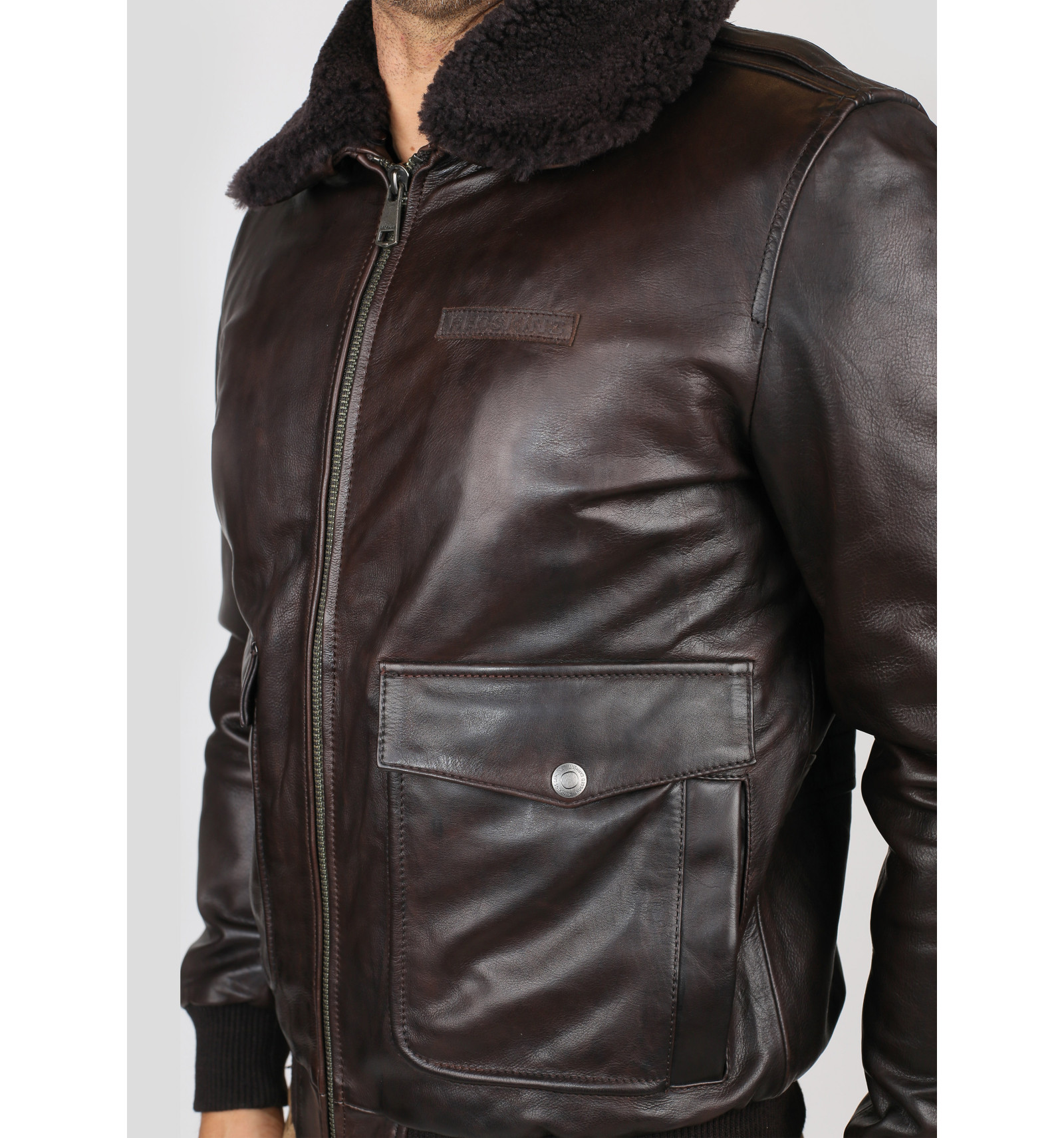 Redskins BLOUSON Patton Argus brown (Marron) - Vêtements chez Sarenza ...