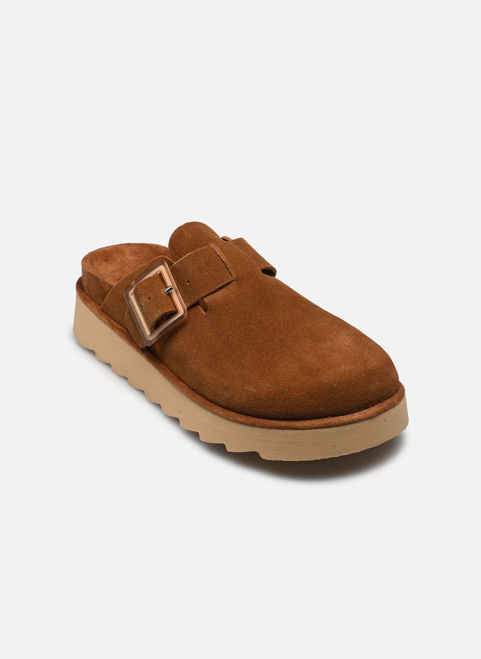 Colors of California Mules et sabots Mules - Platform sabot in leather ...