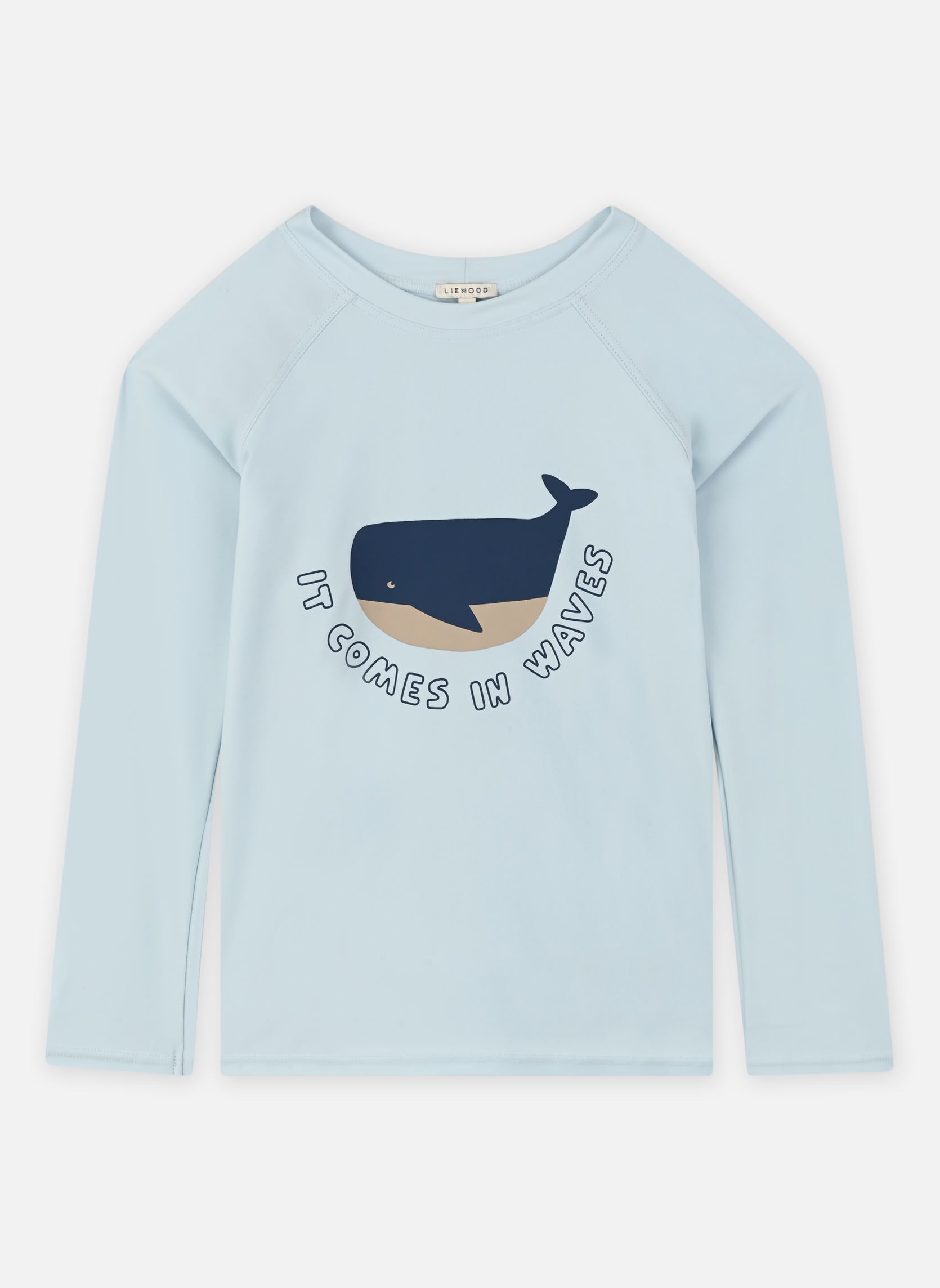 Liewood Tee-shirts et combinaisons anti-UV Noah Placement Longsleeve Swim Tee bleu | Sarenza ...