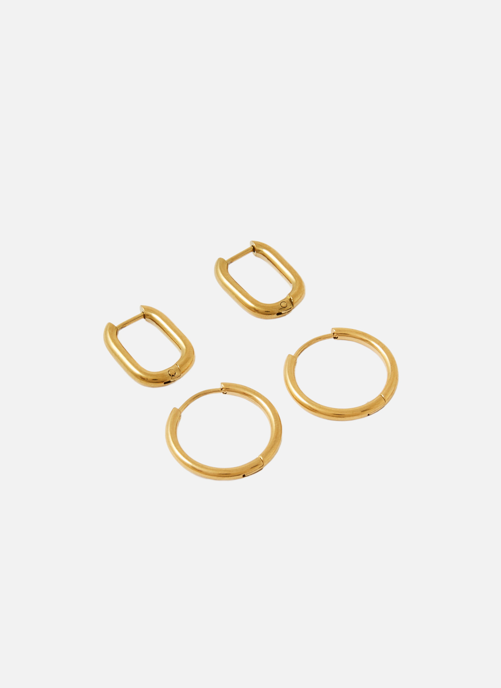 Boucles Doreilles En Acier Inoxydable