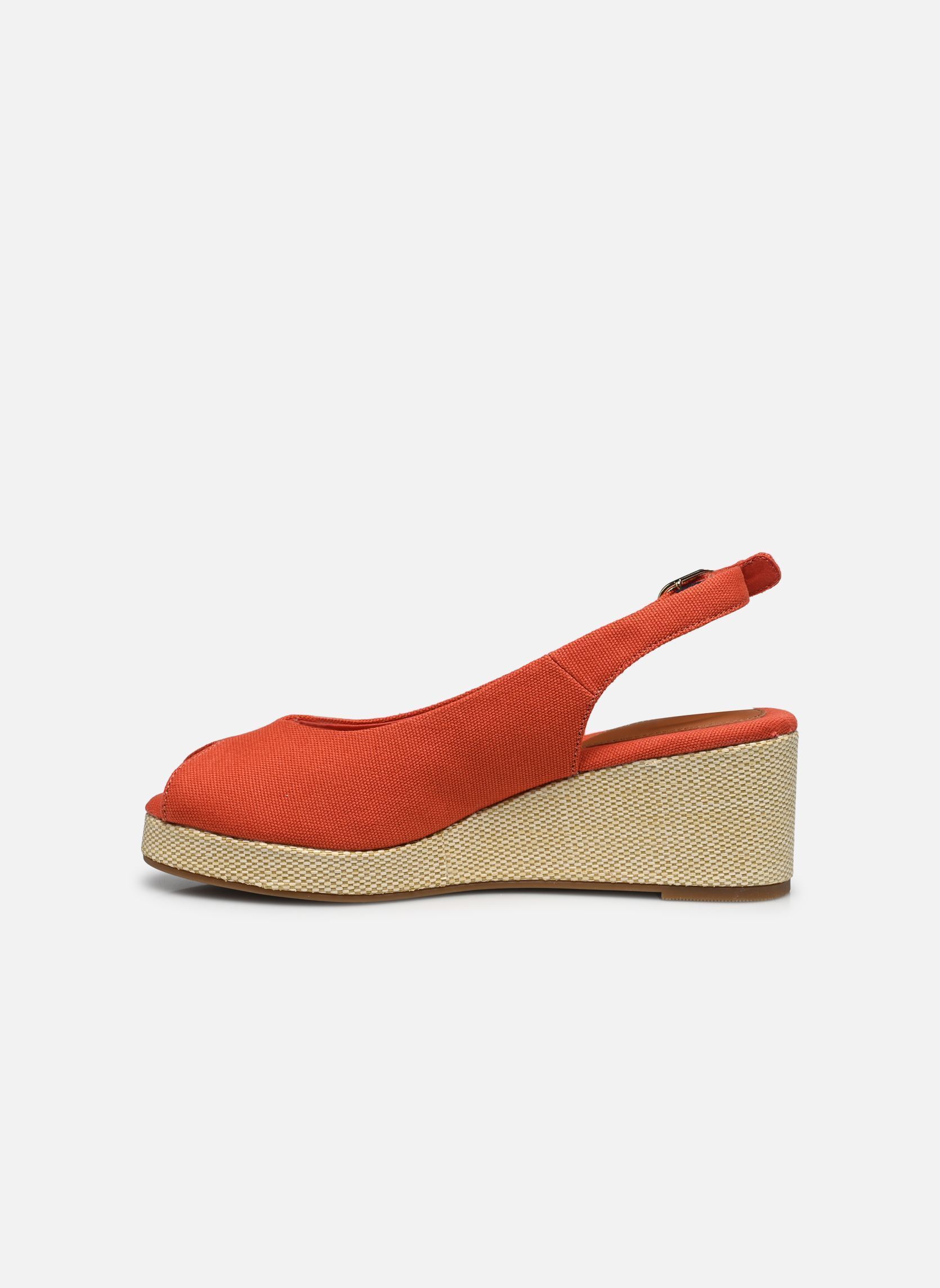 Alpargatas compensadas y plataformas FLAG MID WEDGE ESPAD damen naranja ...