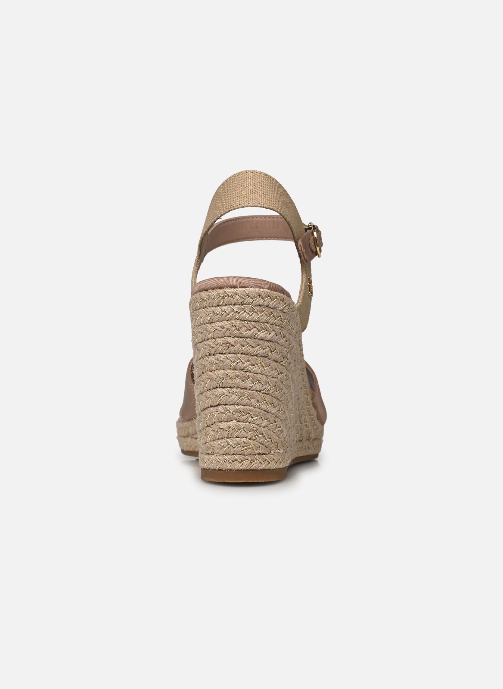 Tommy Hilfiger Keil- und Plateau-Espadrilles SATIN HIGH WEDGE ESP damen ...
