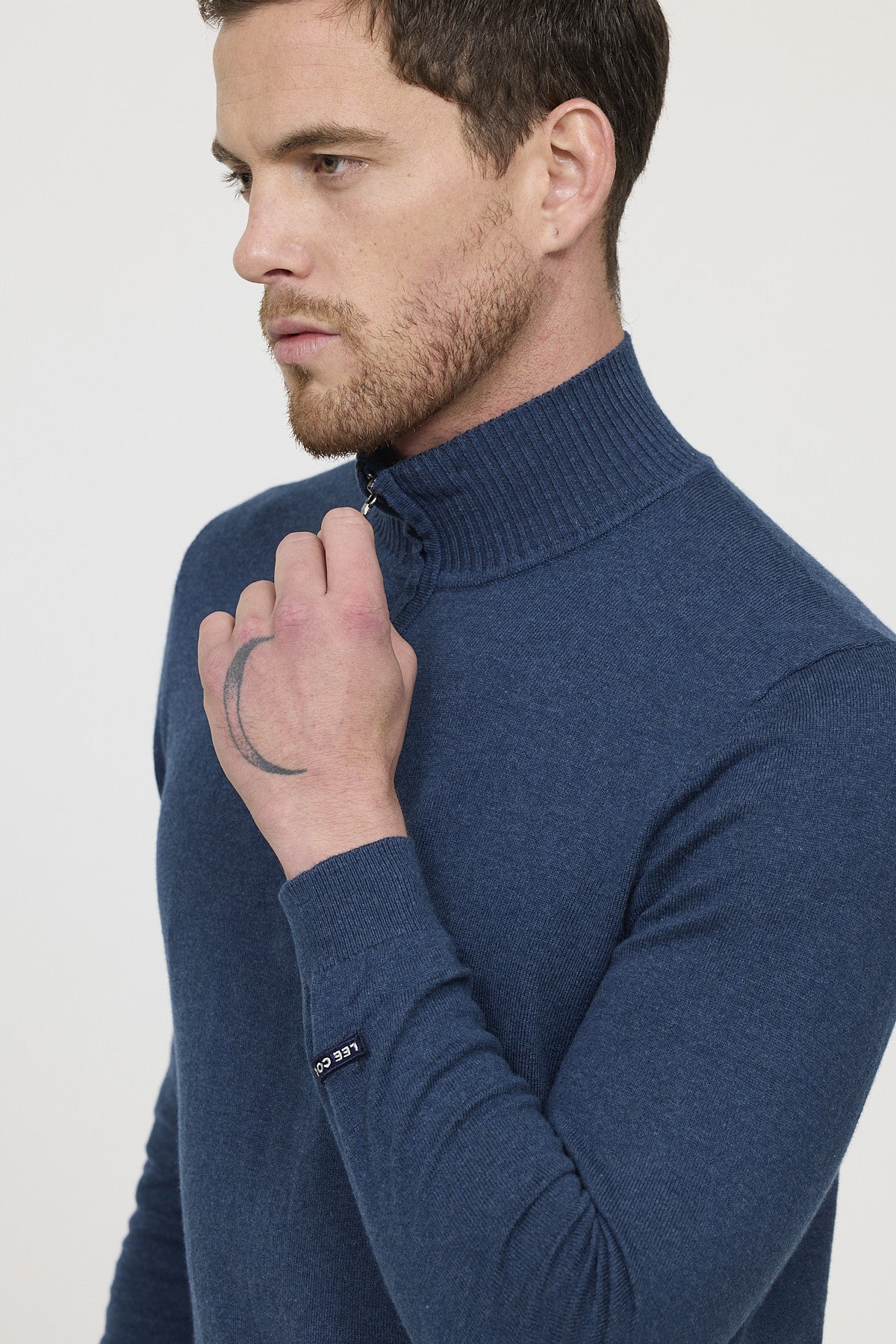 Lee Cooper Pulls Pull CAPIR Ceruleen homme bleu | Sarenza France