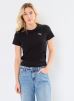 Puma ESS ELEVATED Rib Tee (Noir) - Vêtements chez Sarenza (824387)