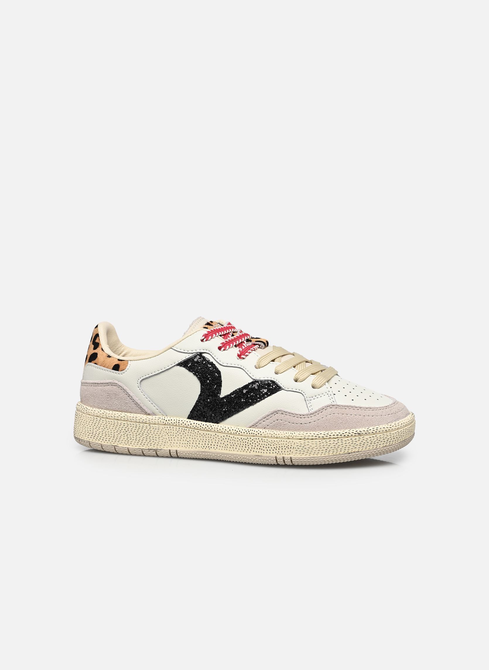 Victoria Baskets Smash - Animal Mix femme blanc | Sarenza France