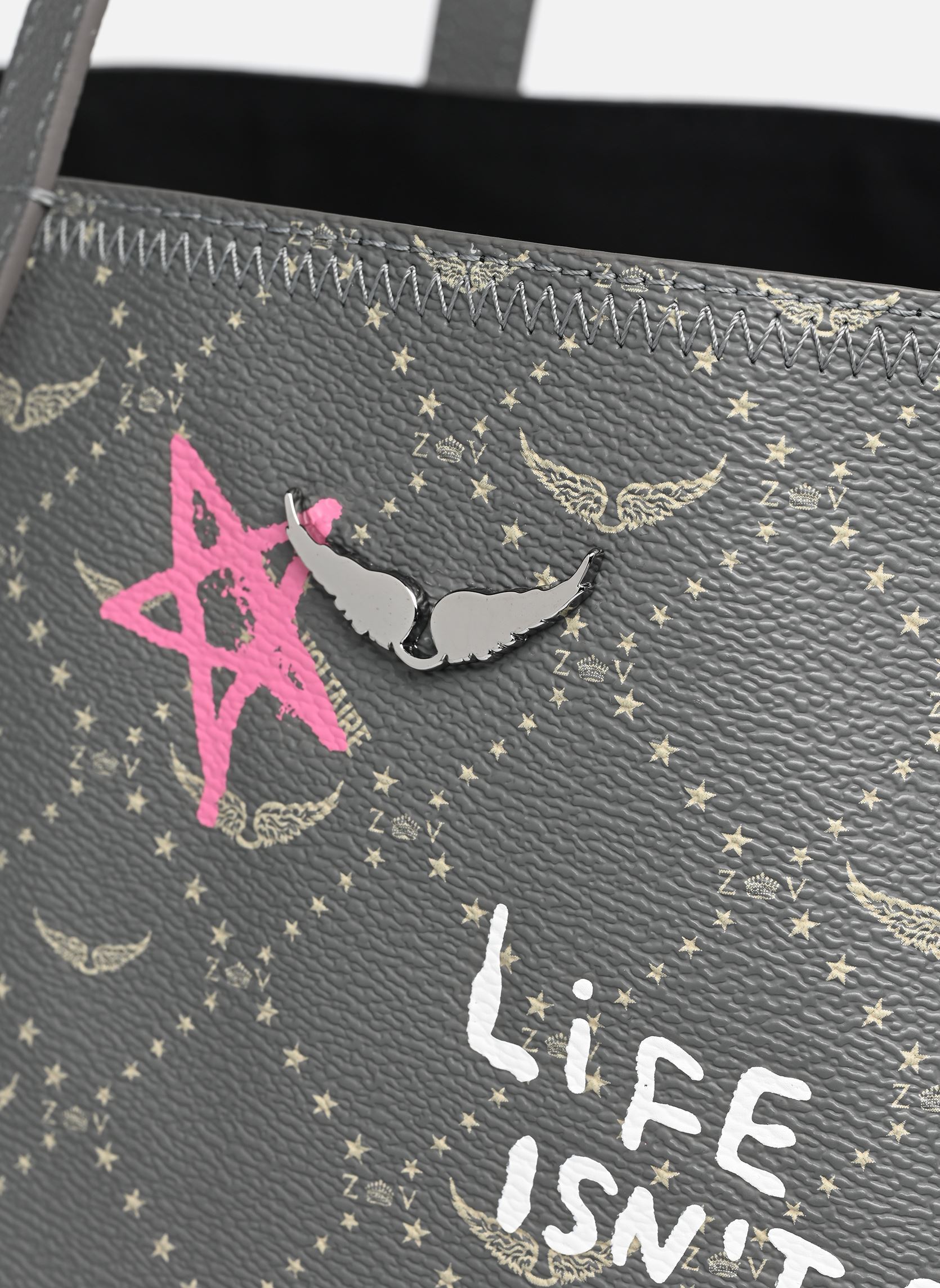 Zadig & Voltaire Shopper Z Shopper Monogram Tag damen grau - online ...