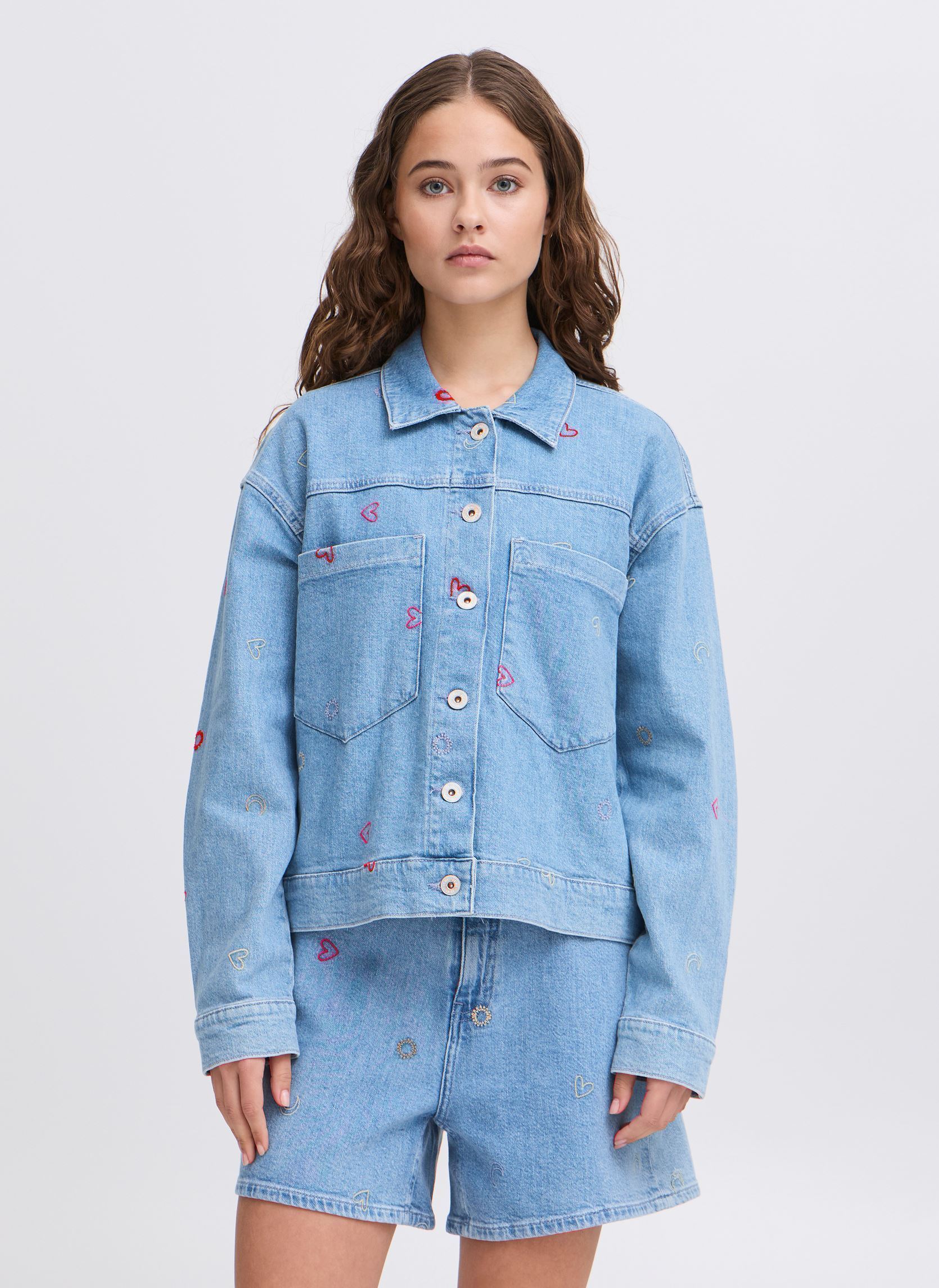 Ichi Vestes en jean IHJAELLA JA femme bleu | Sarenza France