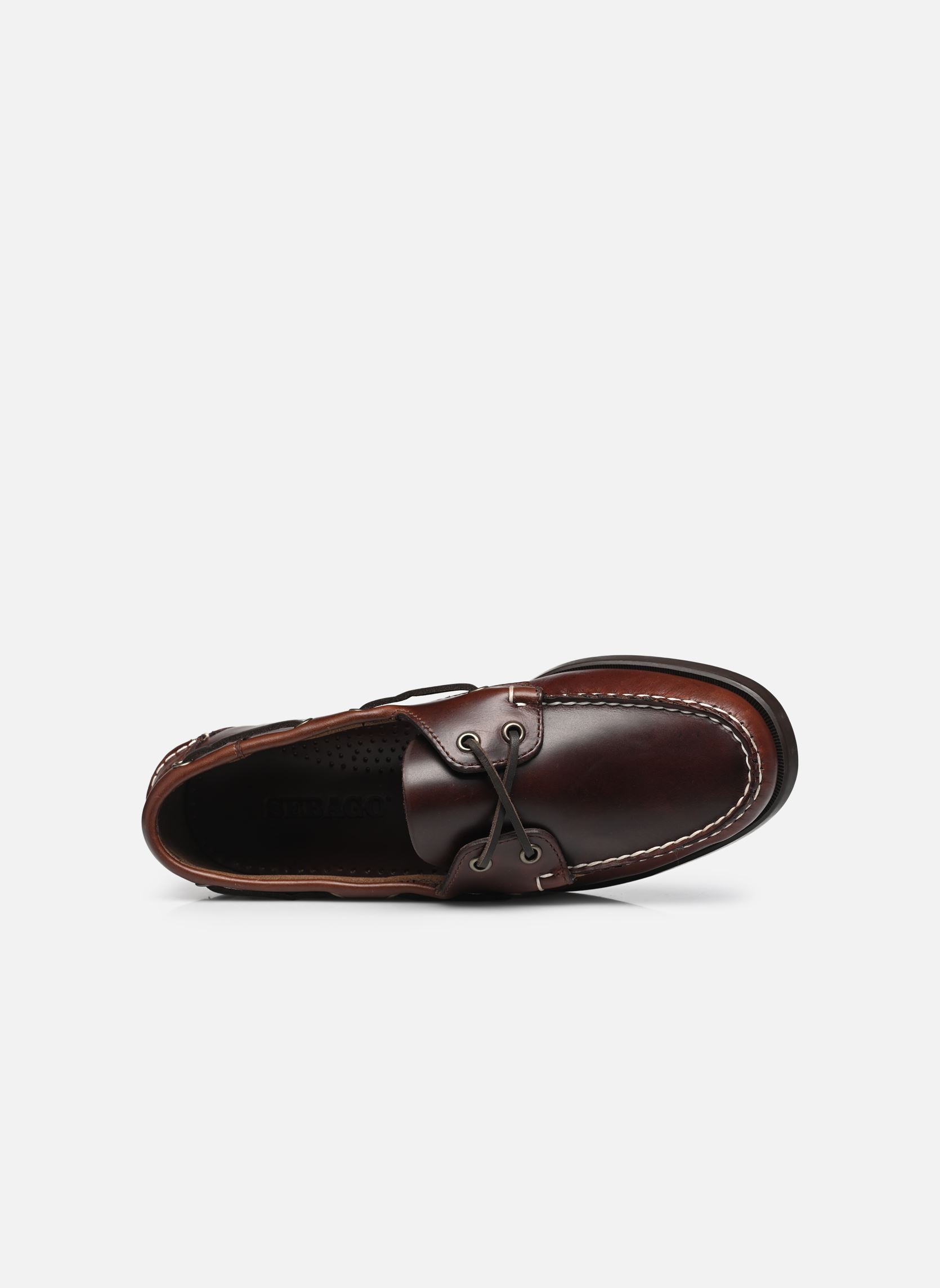 Sebago Mocassins Chaussures bateaux - Portland Waxed homme marron ...