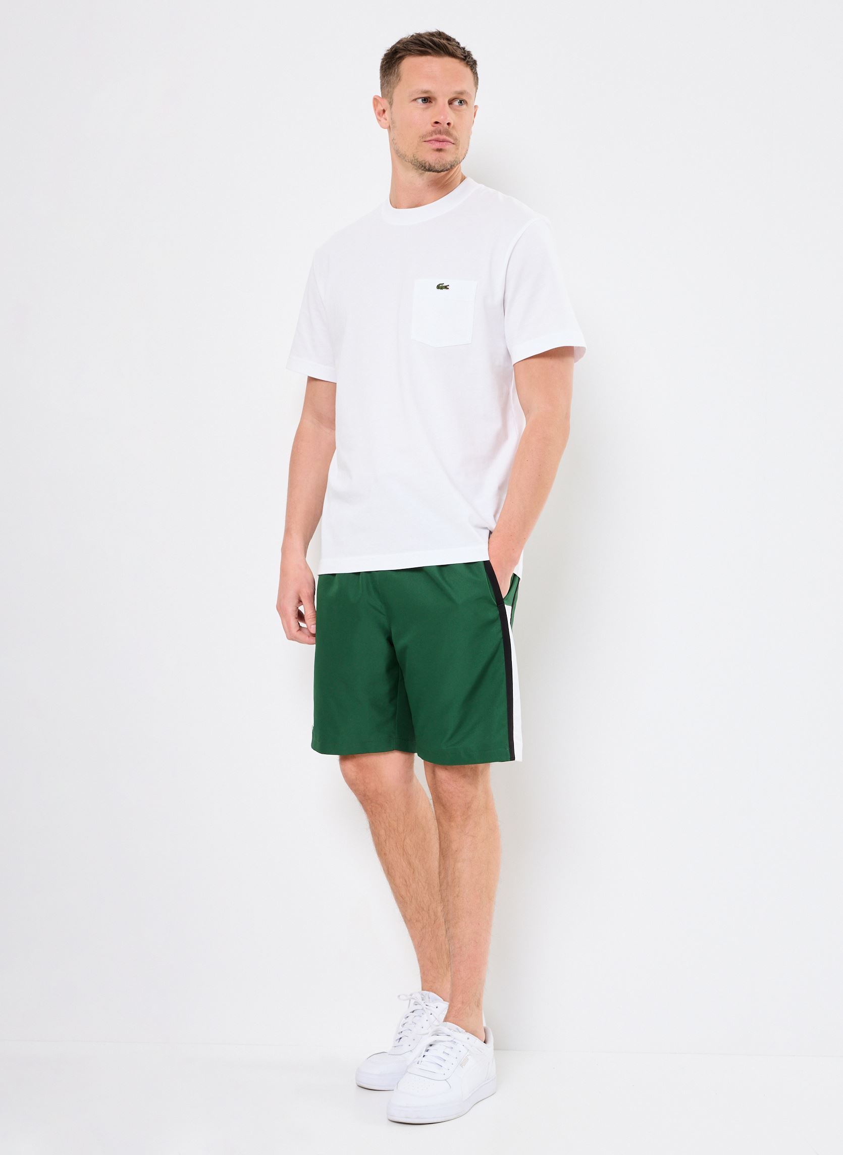 Lacoste Shorts de sport Short - Lacoste GH314T homme vert | Sarenza France