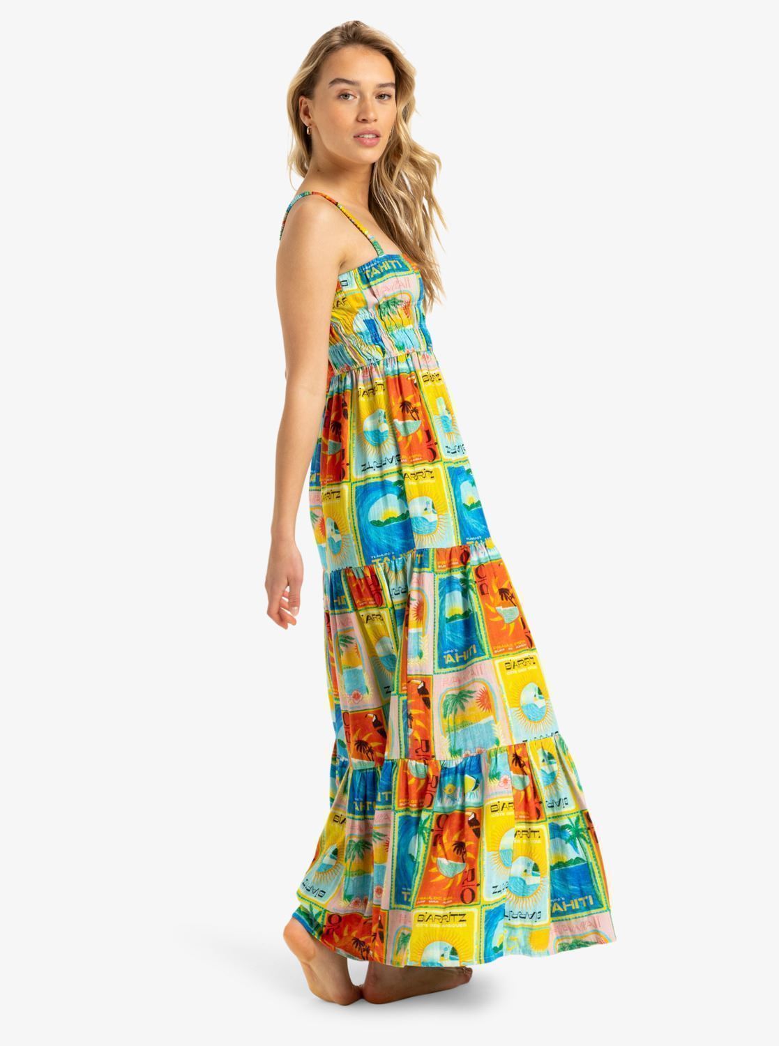 Roxy Robes longues Robe maxi - Atlas Sunshine Coastline Maxi femme ...