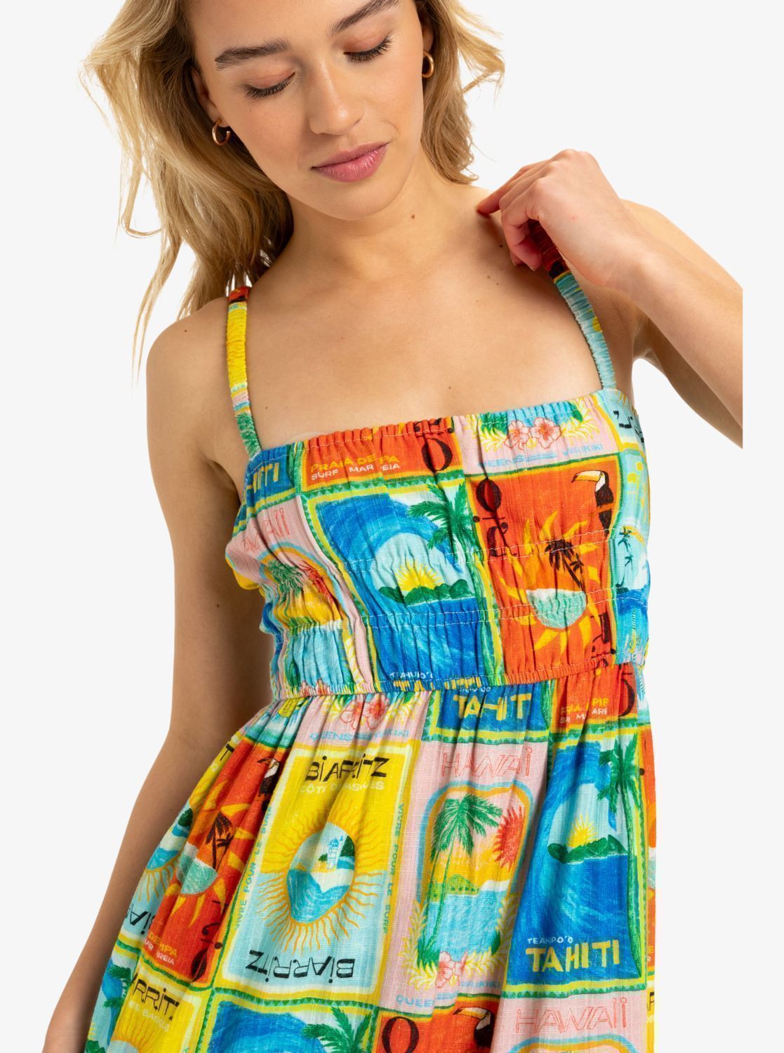 Roxy Robes longues Robe maxi - Atlas Sunshine Coastline Maxi femme ...