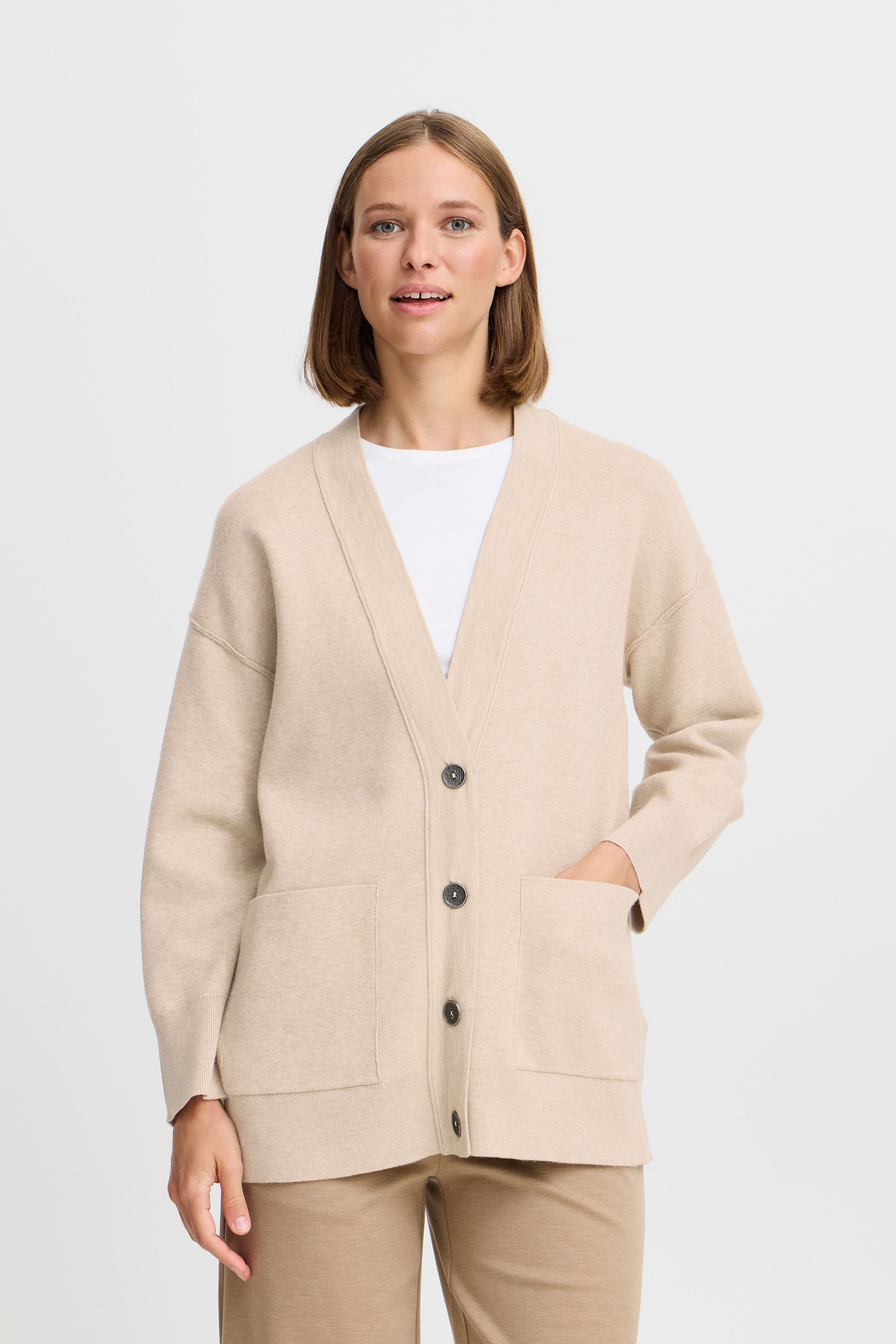 B-Young Strickjacken und Westen Byotari Cardigan MID damen beige ...