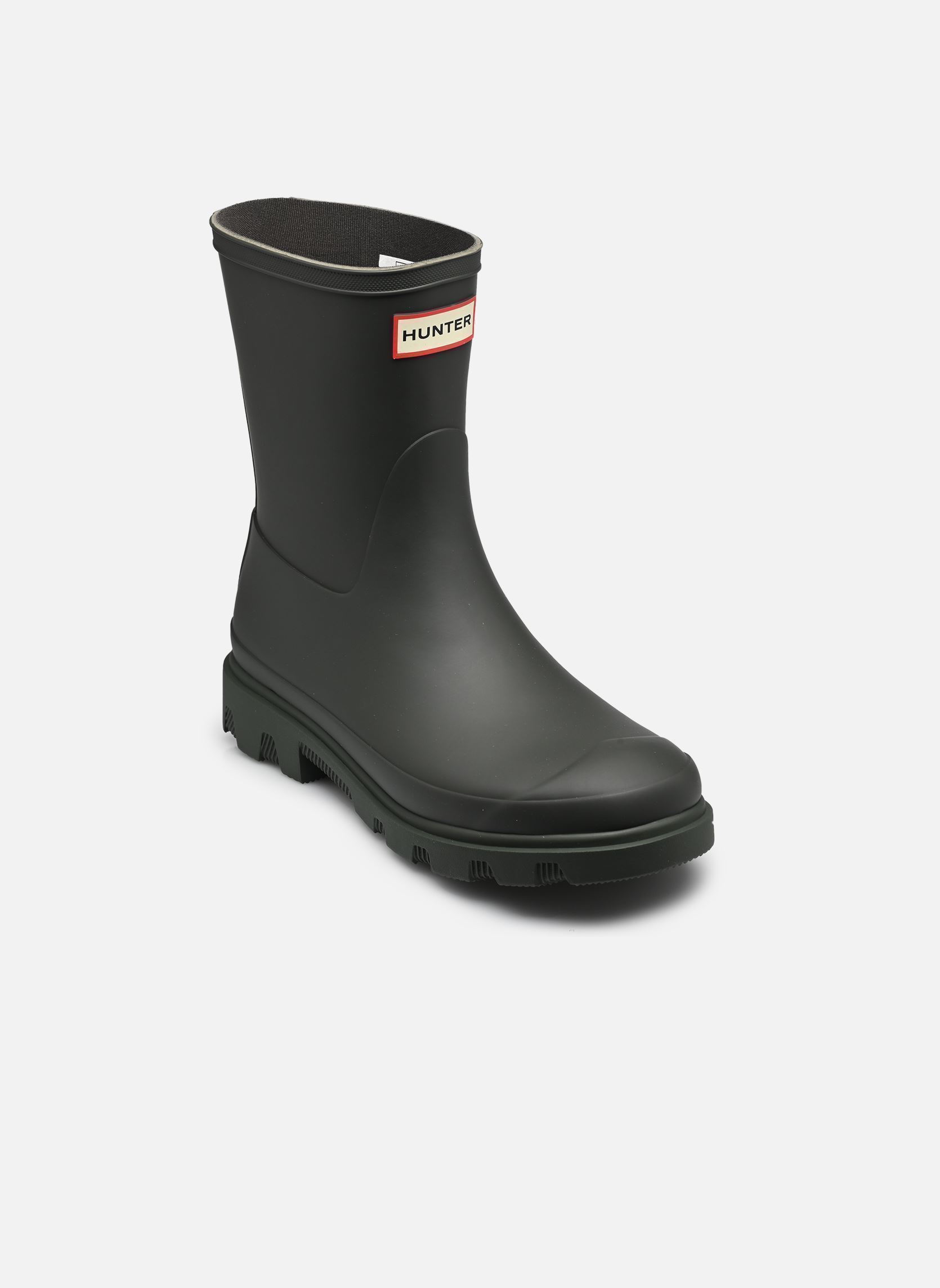 Hunter Bottes de pluie Womens Downpour Short Boot femme vert | Sarenza ...