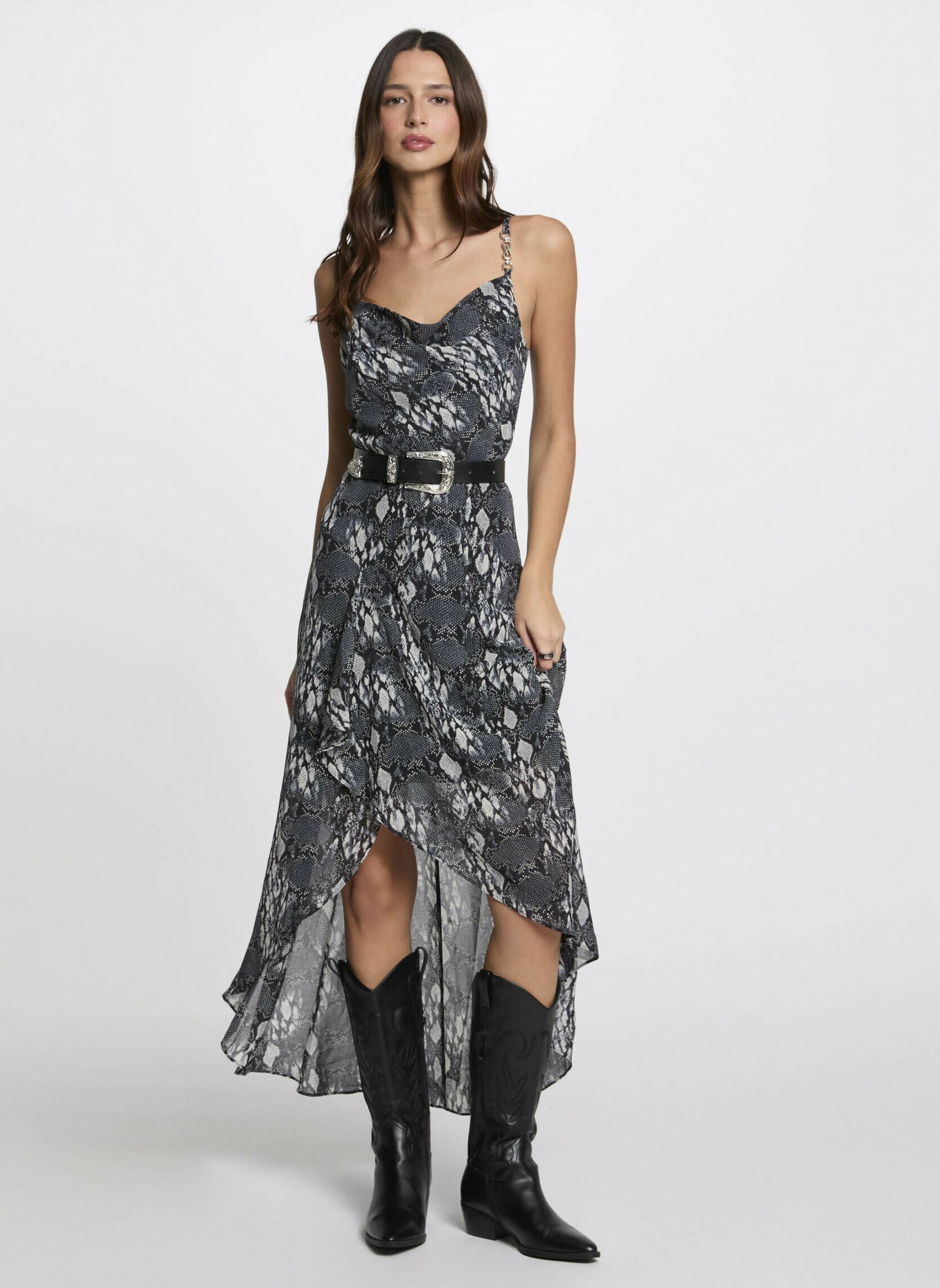 Morgan Robes Robe midi - 251-REMA1 femme multicolore | Sarenza France