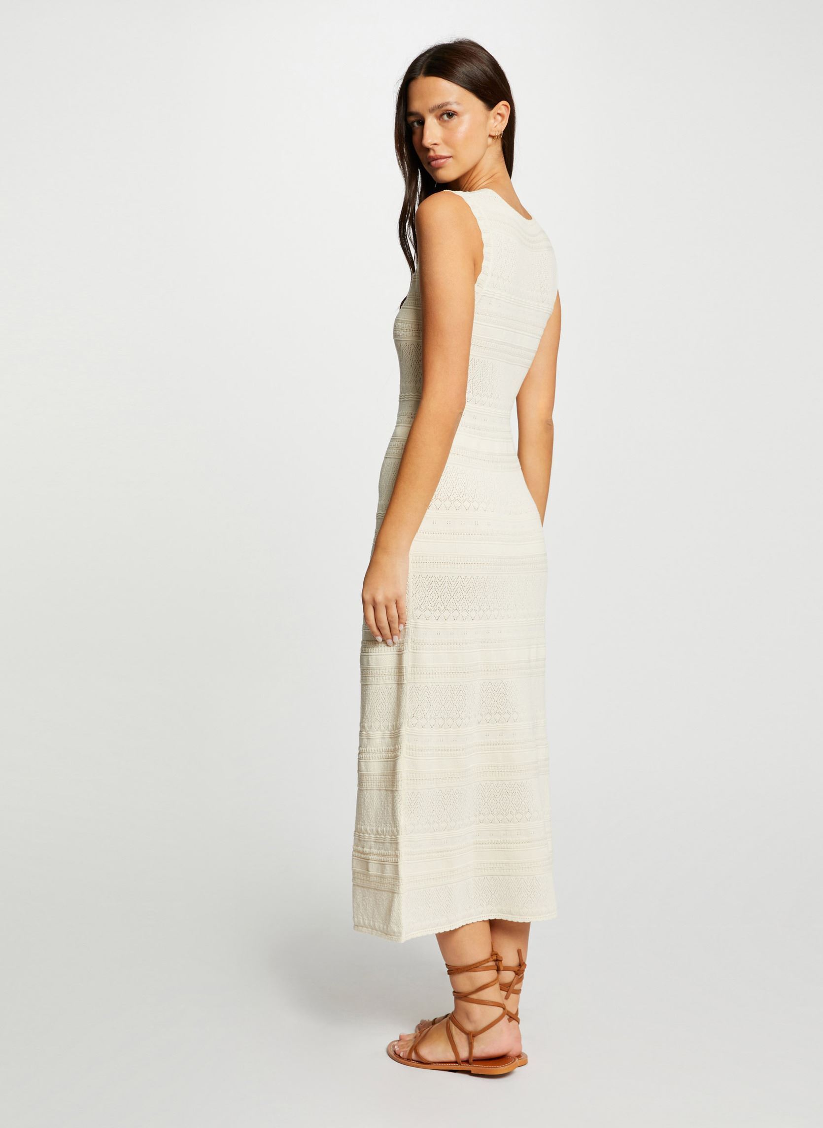 Morgan Robes Robe midi - 242-RMALISA femme blanc | Sarenza France