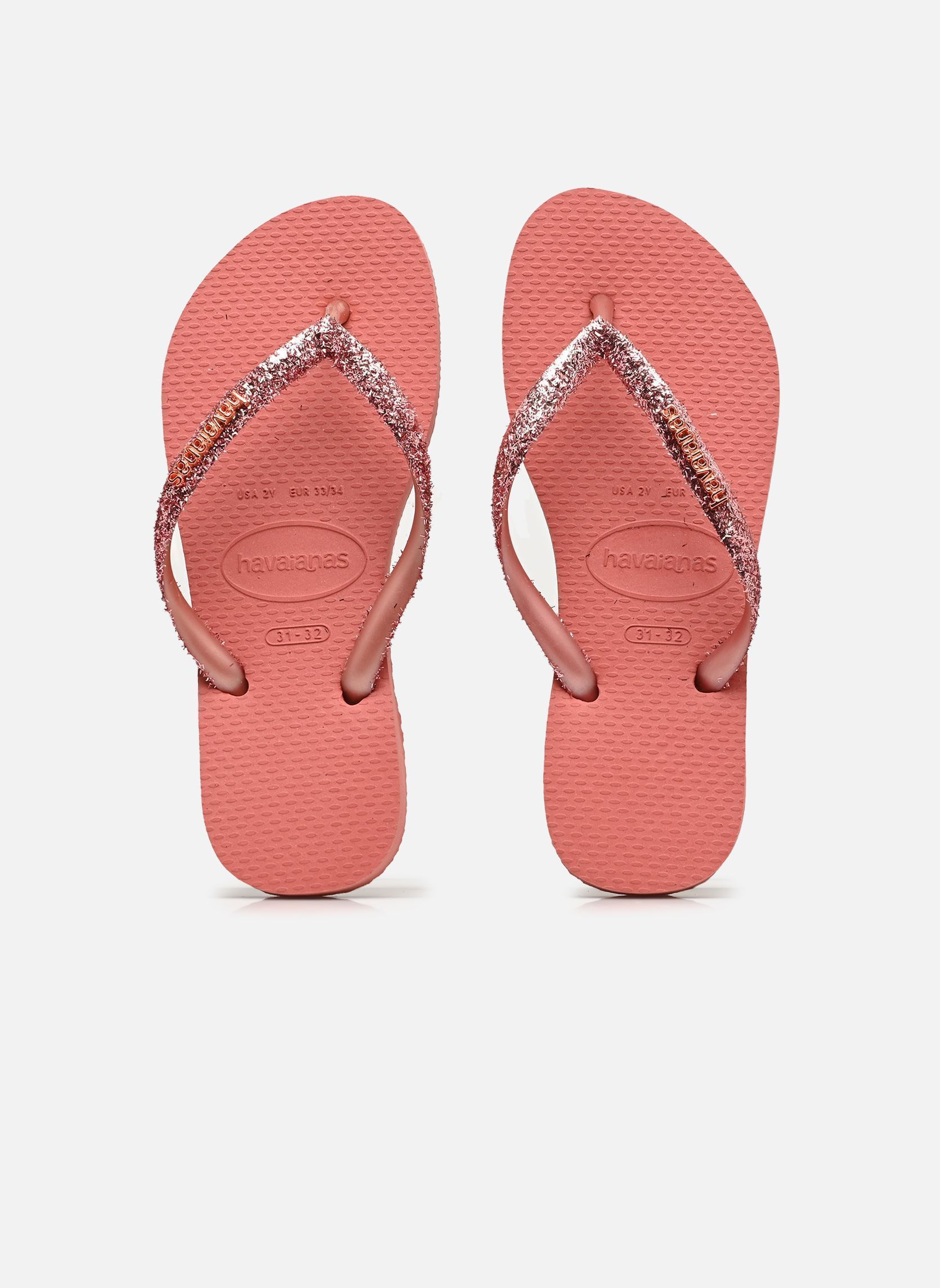 Havaianas Slippers Slim Glitter II meisjes roze online | Sarenza Nederland