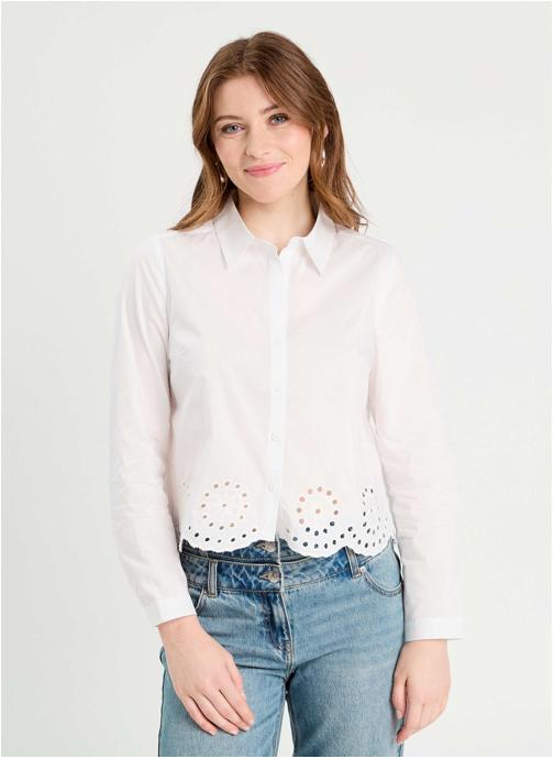 Cache Cache Chemises manches longues - CHEMANGLAISE (Blanc) - Vêtements ...